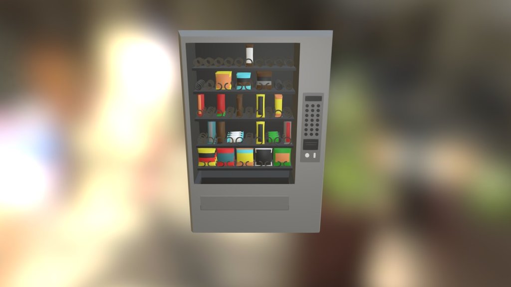Vending Machine - 3D model by Dylan L. (@mrpeachie) [07a53aa] - Sketchfab
