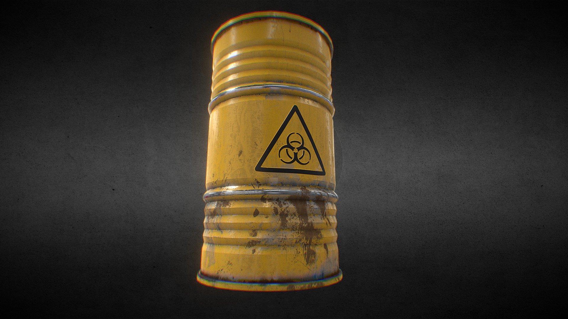 Toxic Waste Barrel | Biohazard - Download Free 3D model by Lazy Hanby ...