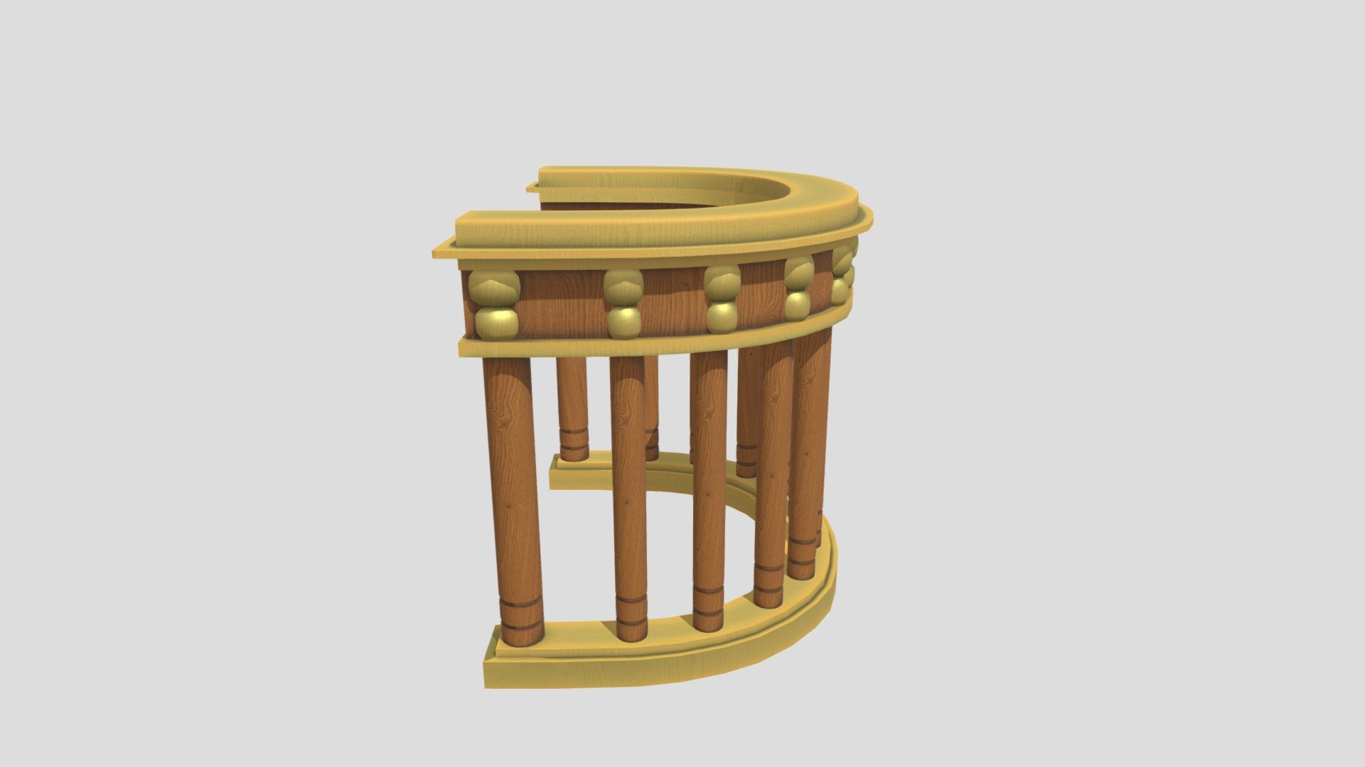 Witness Stand - 3D model by bloopykxg [07a5a6a] - Sketchfab