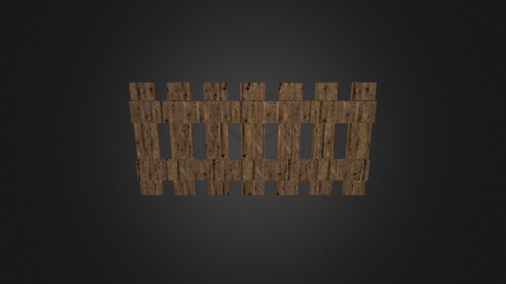Fence - 3D model by kingrognar [07a99b4] - Sketchfab