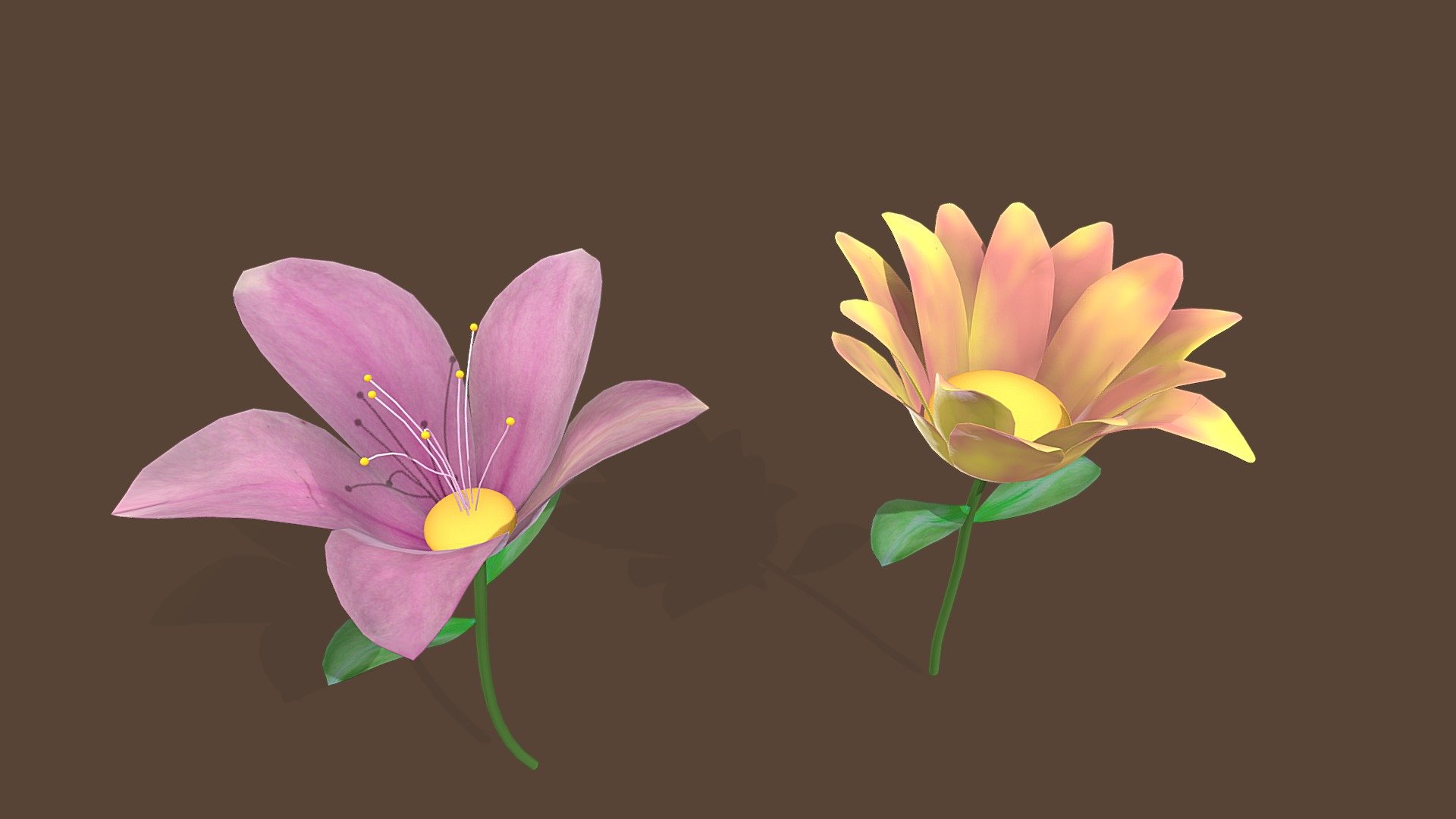 Flowers - Buy Royalty Free 3D model by ahingel [07aa359] - Sketchfab Store
