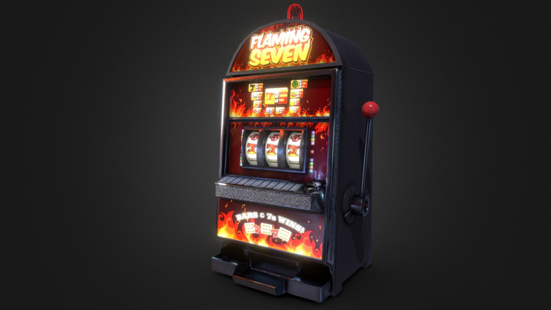 Slot Machine - 3D model by an Arzour (@an_arzour) [07aa63b] - Sketchfab