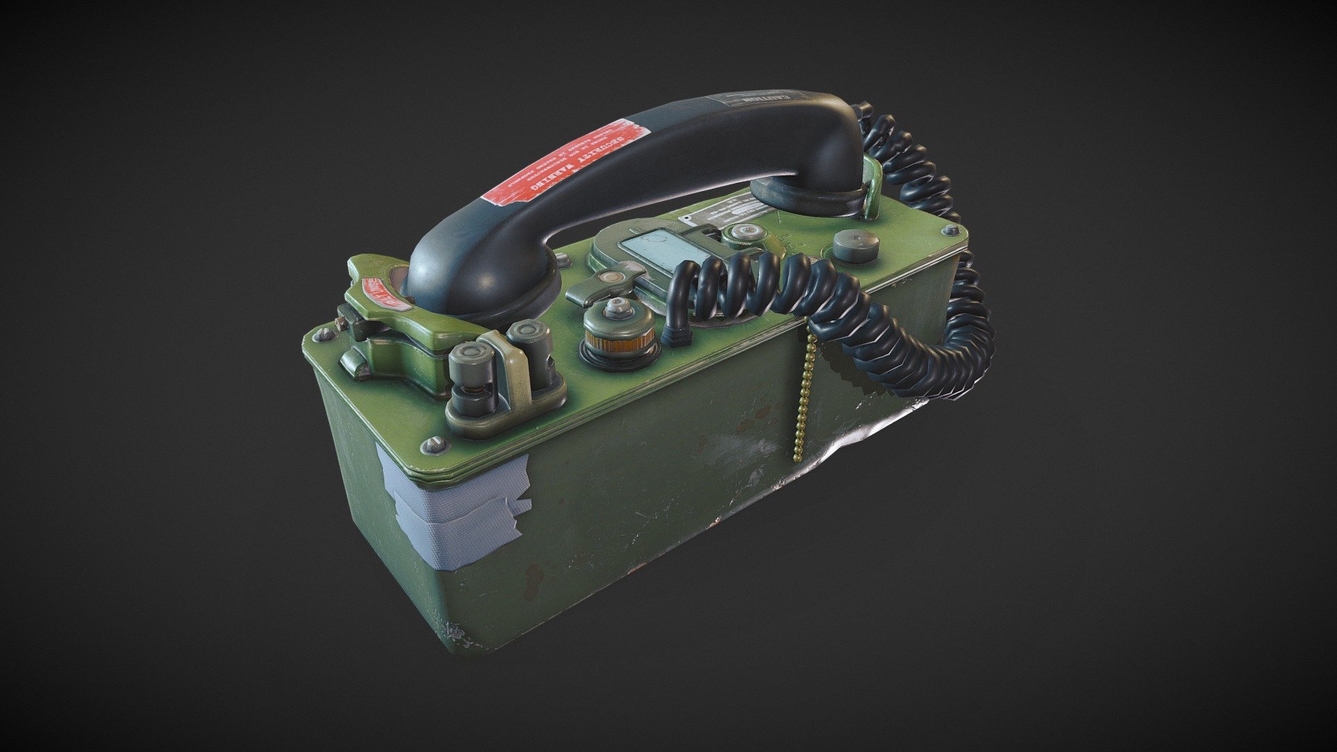 Millitary Phone Draft - 3D model by antonbelyaev [07aa7b3] - Sketchfab