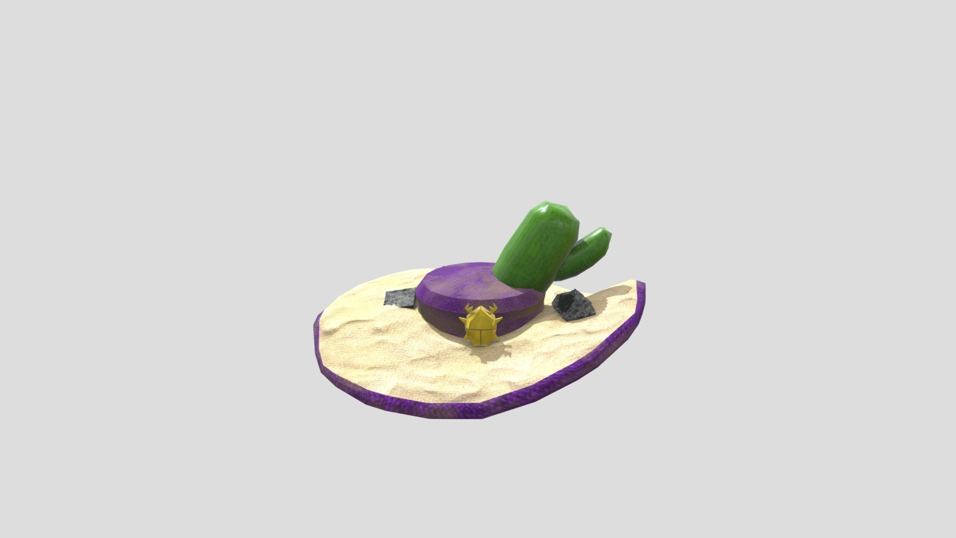 Golden scarab hat (pirate hat) - 3D model by Nathan_Thomas [07acb5c ...