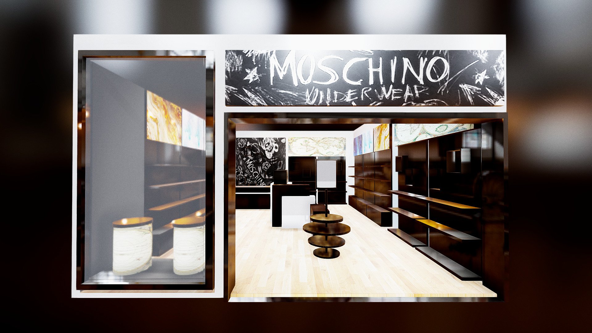 Storefront (layout - Visual Merchandising) - Download Free 3D model by ...