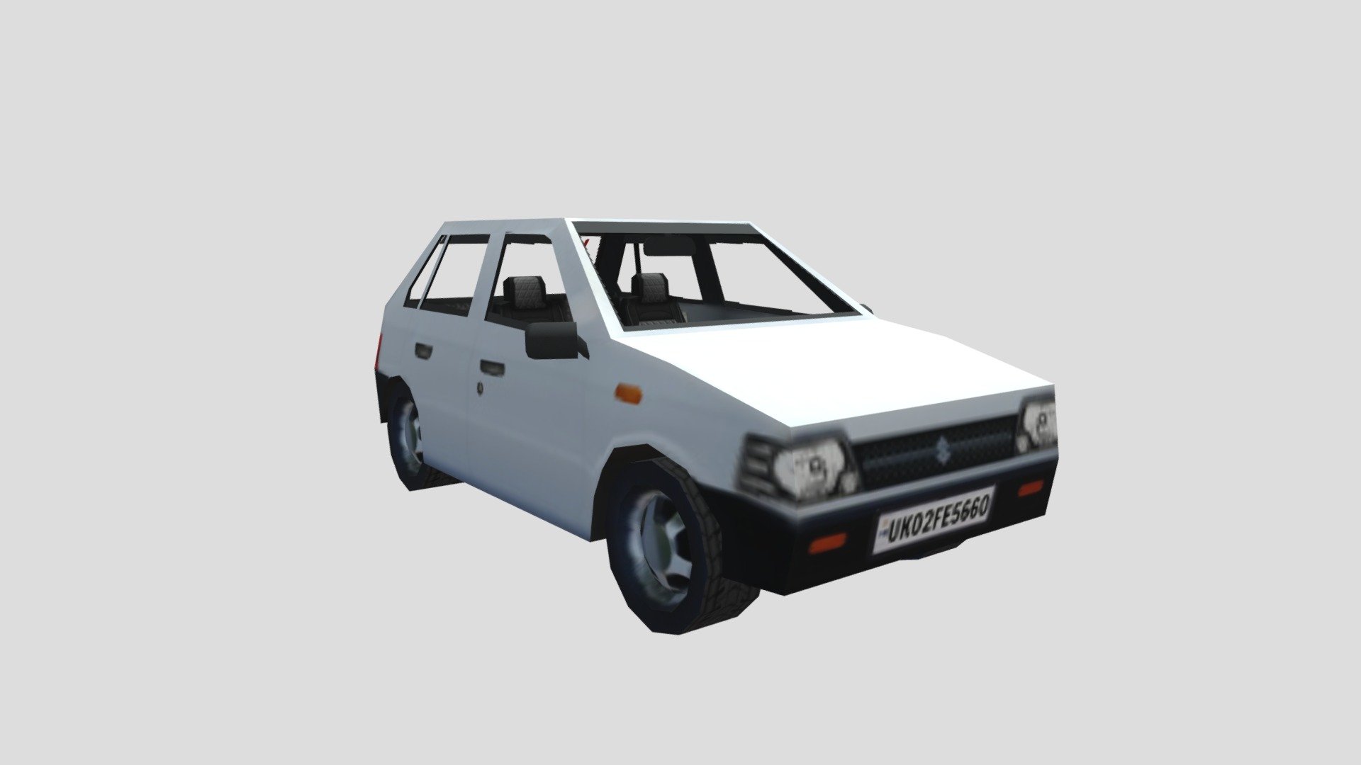PS1-Style Maruti 800 - Game Ready - Download Free 3D model by ...