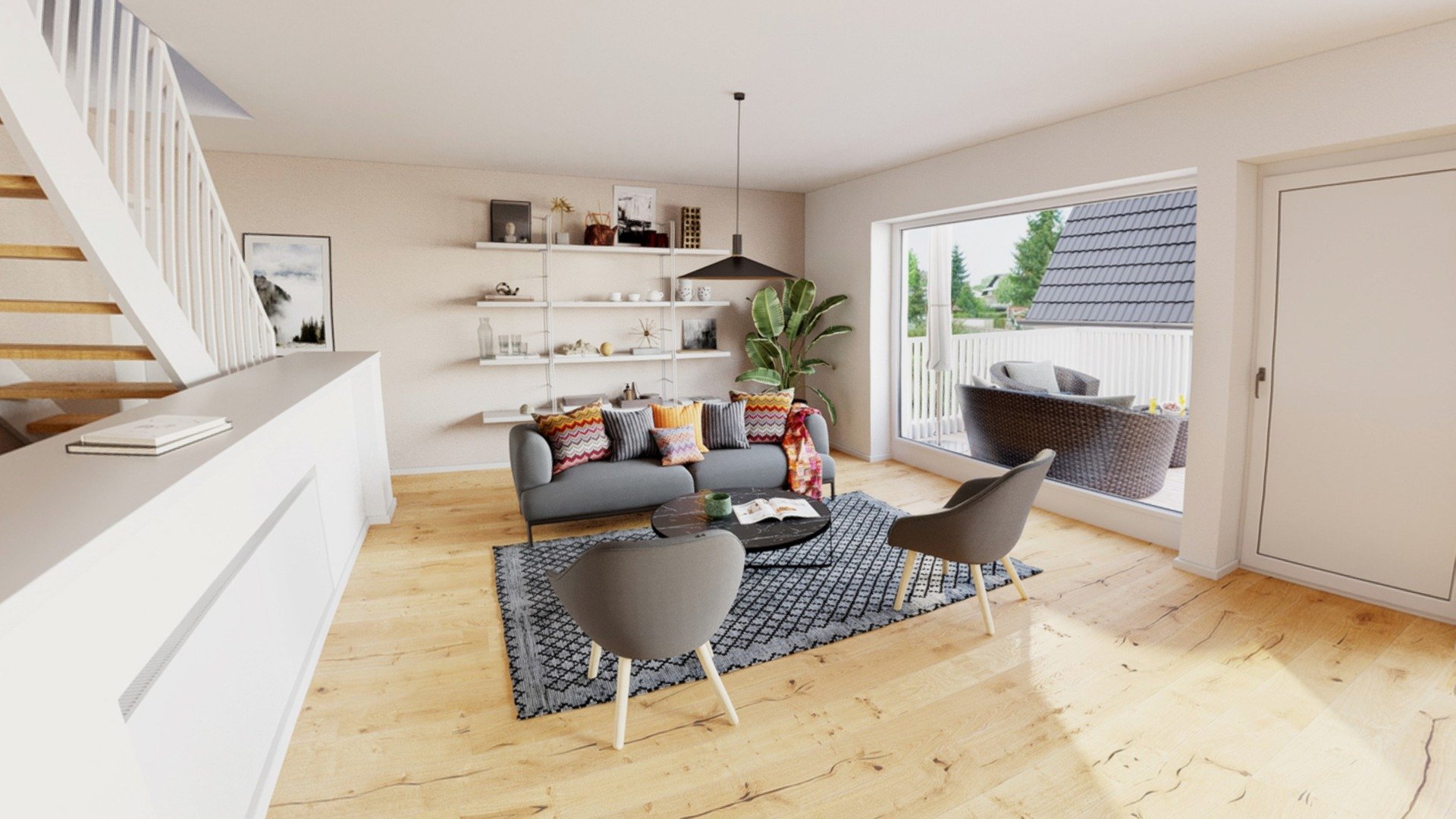 Interior space view #1 - 3D model by irina_dolinschi [07af7a2] - Sketchfab