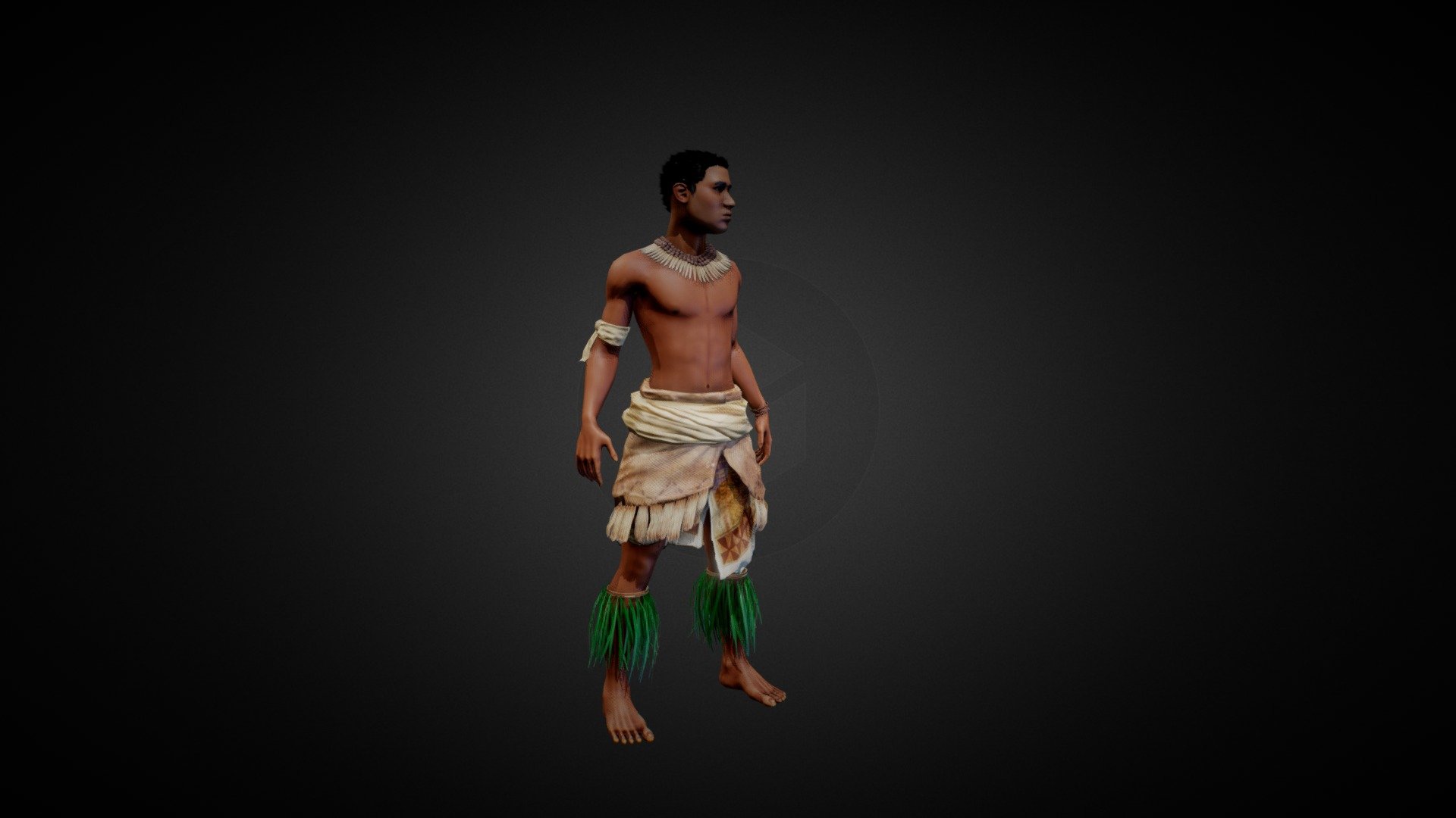 Samoan Character 2018 - 3D model by tgreentree [07b2076] - Sketchfab