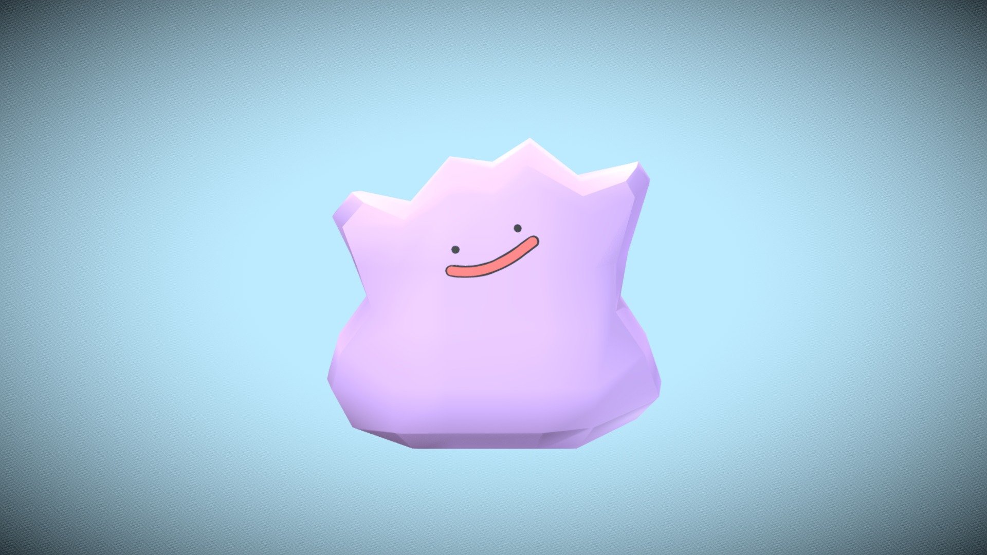 Low Poly Ditto - 3D model by nerdresidue [07b209a] - Sketchfab