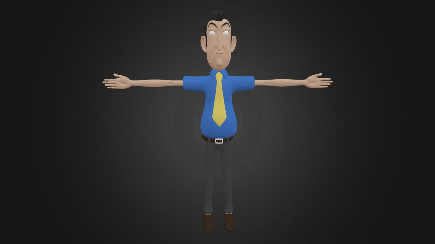 Businessman - 3D model by vinci690819 [07b2c23] - Sketchfab
