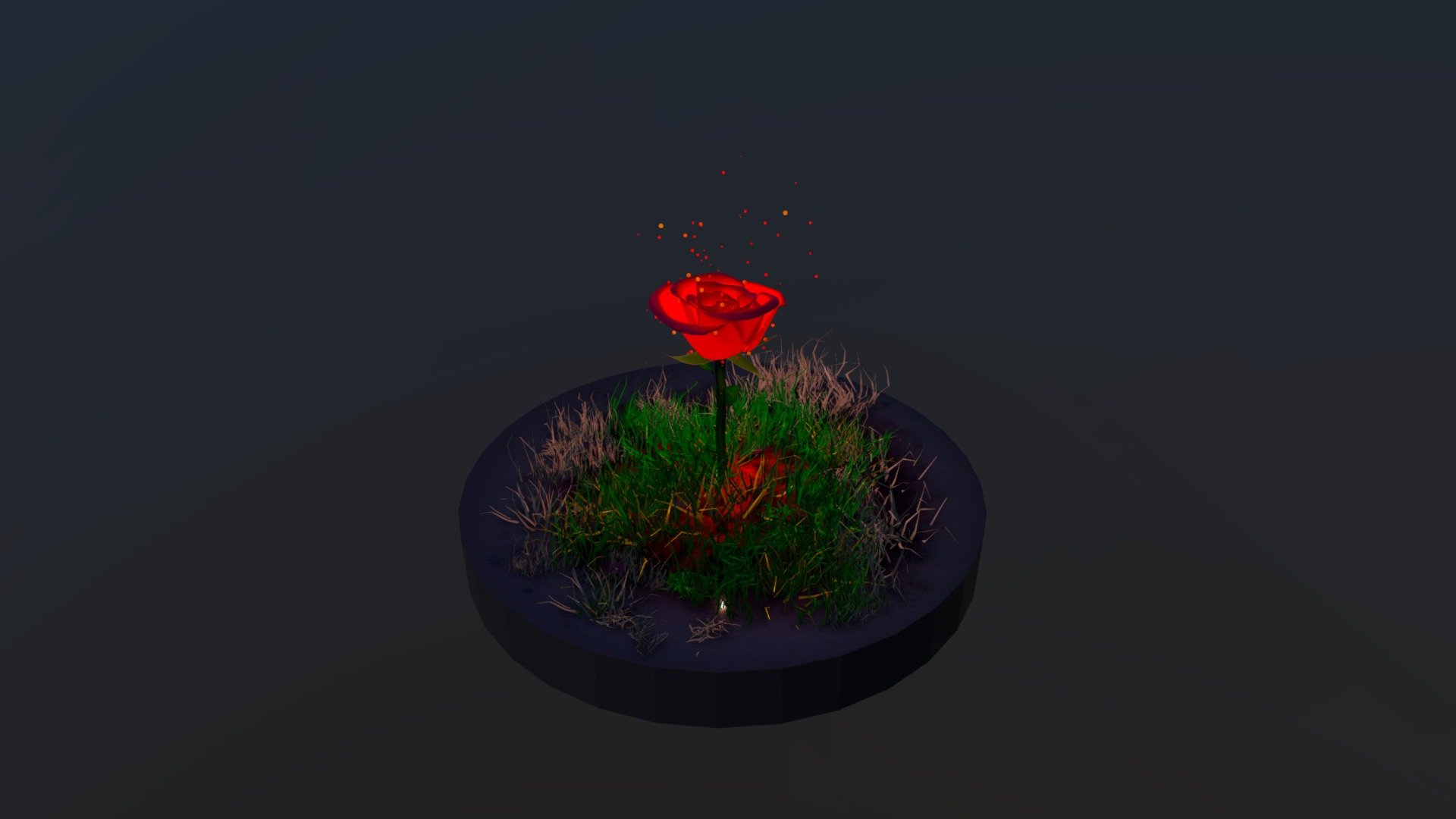 Magical Rose - 3D model by StepanRork [07b3315] - Sketchfab
