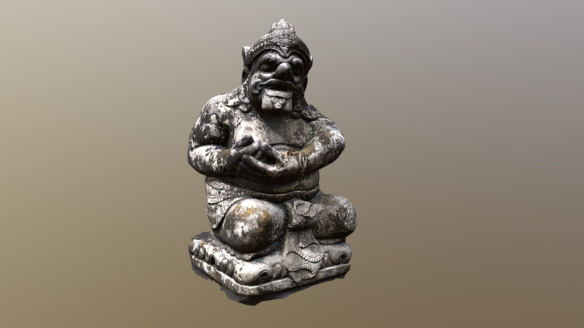Bali Statue 1 - 3D model by aubreymaniiyip [07b3ebb] - Sketchfab