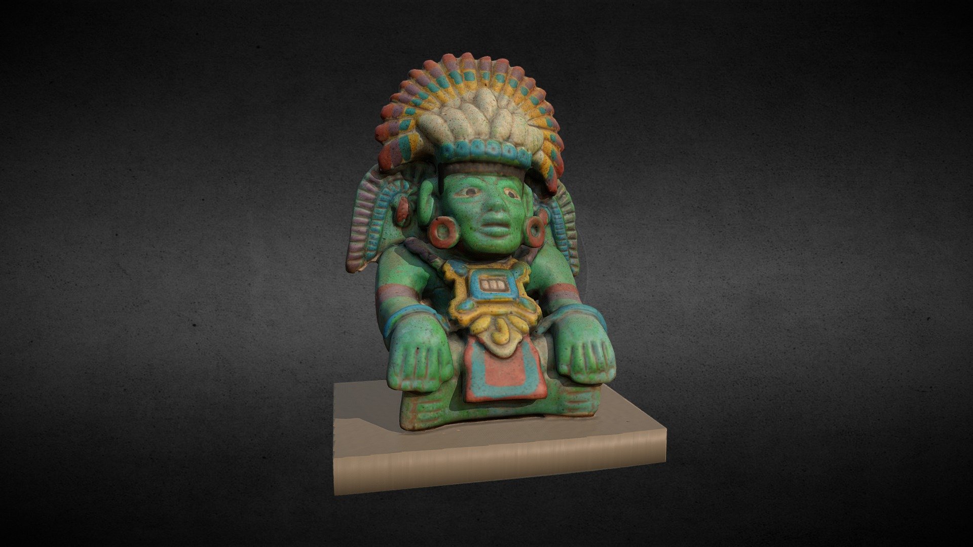 Aztec statuette - Download Free 3D model by Nelson Gonçalves (@nafergo ...