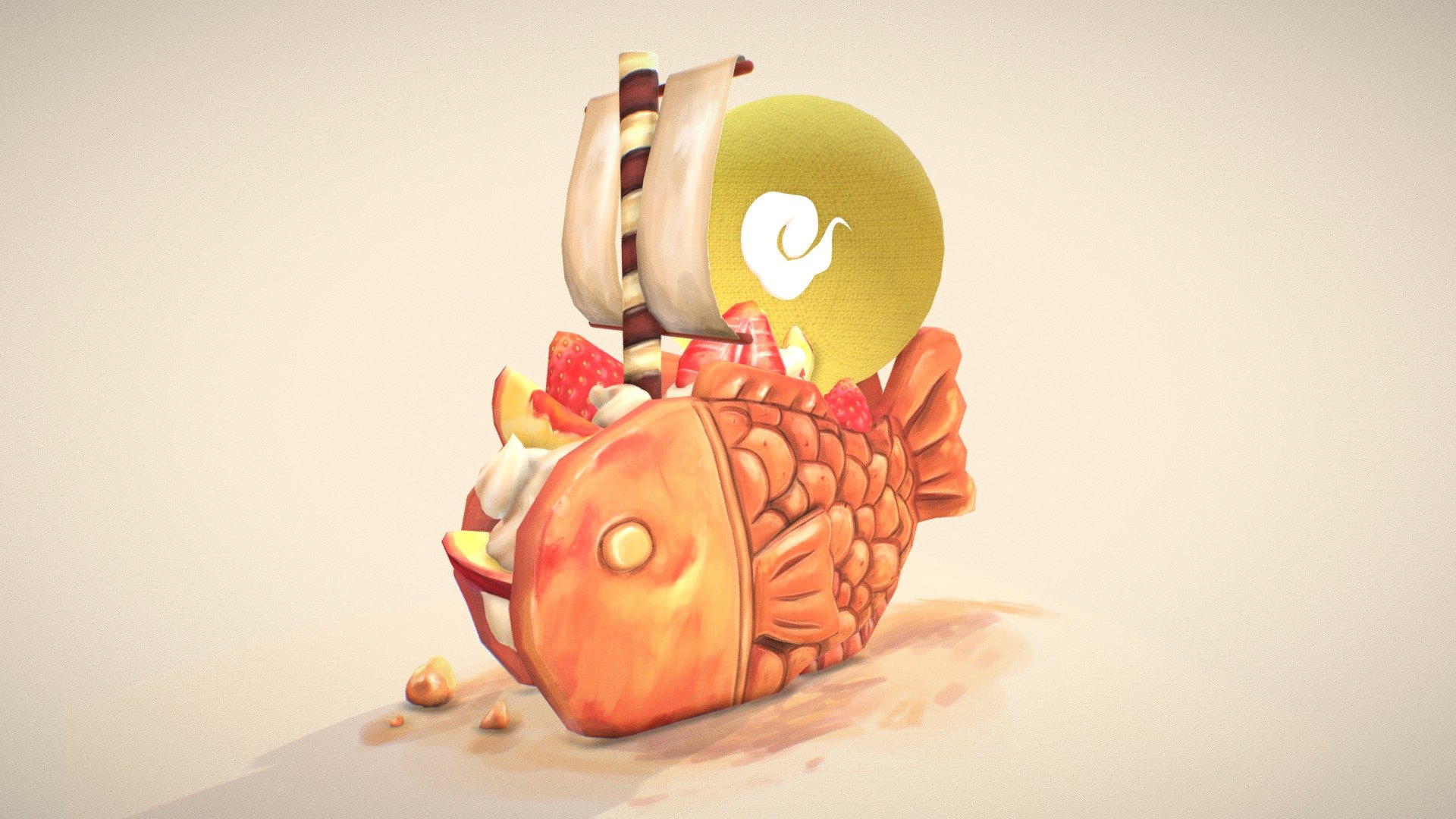 Fish Cracker - 3D model by oceanthebard [07b63d5] - Sketchfab