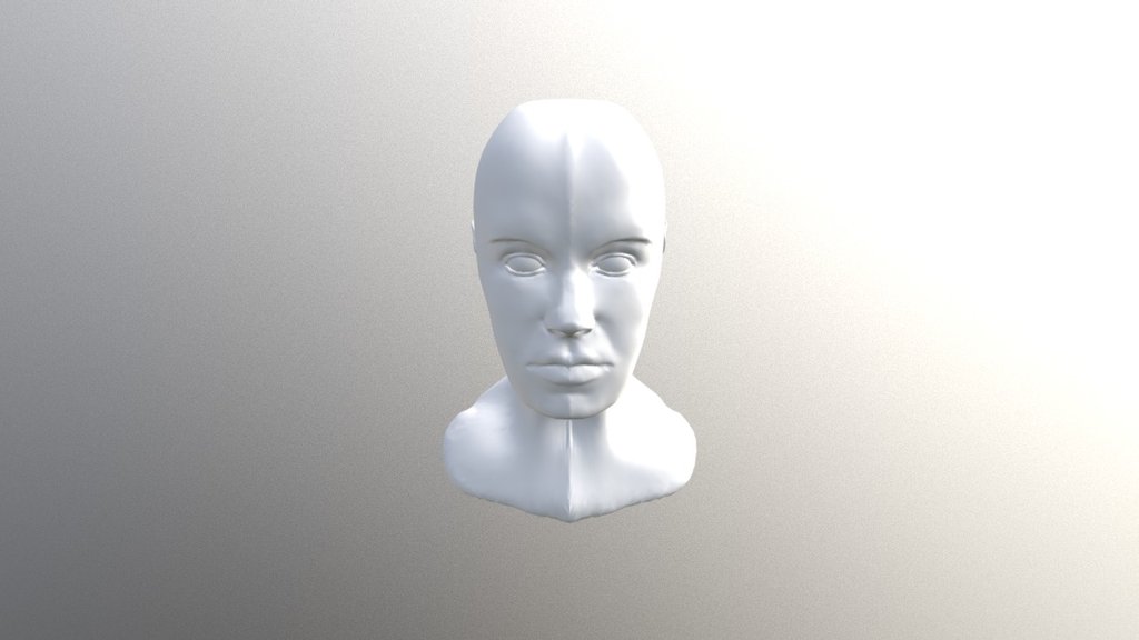 3d Self Portrait Progress 1 - 3D model by tesss [07b7757] - Sketchfab