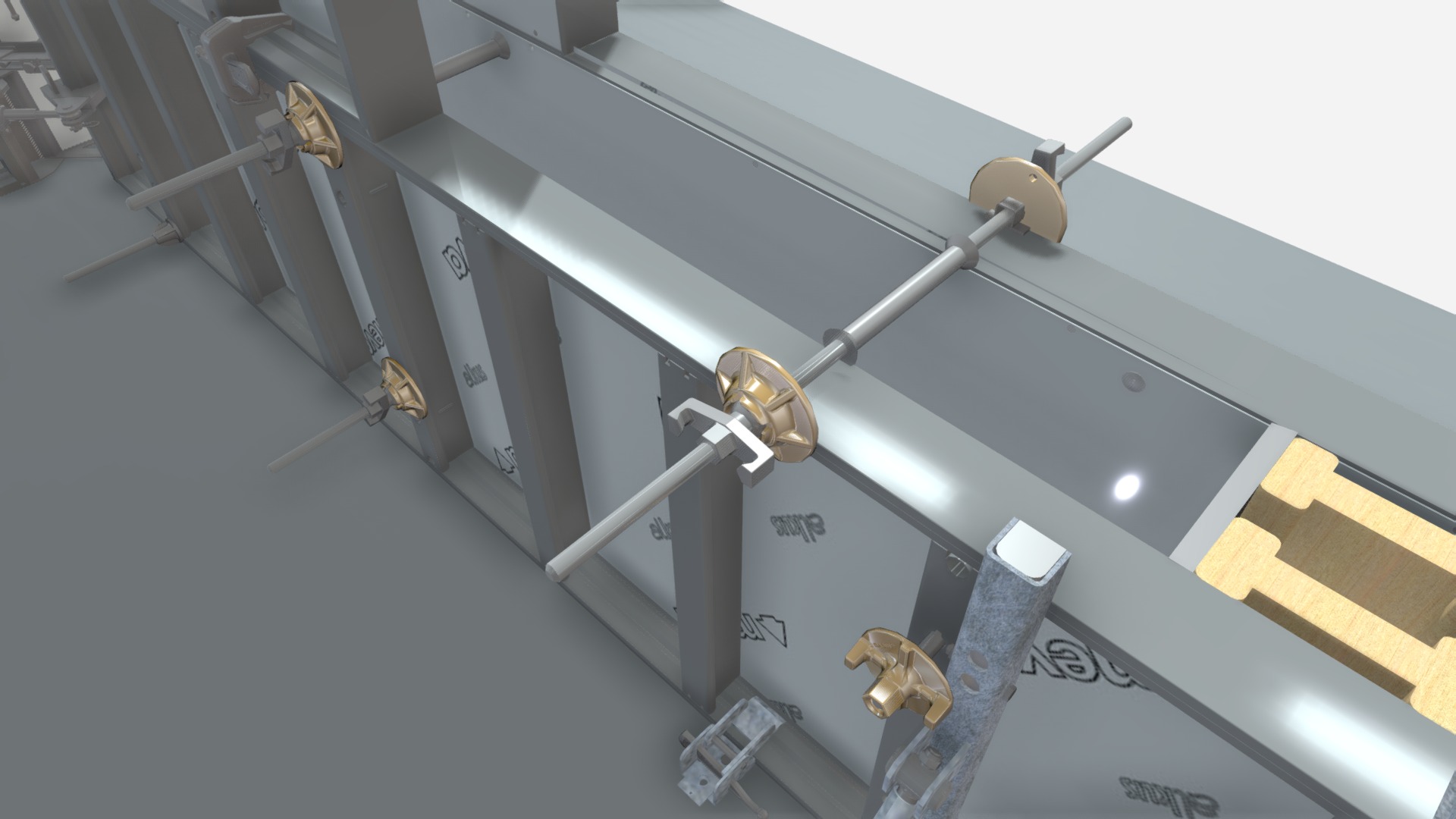 MEVA AluFix – Hand-set Formwork - 3D model by MEVA (@mevaformwork ...
