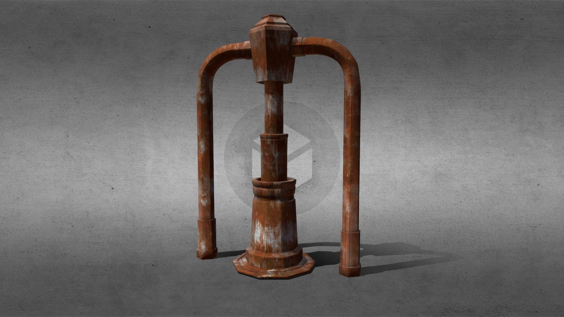 Rusty industrial Pump - Download Free 3D model by Samuel F. Johanns ...