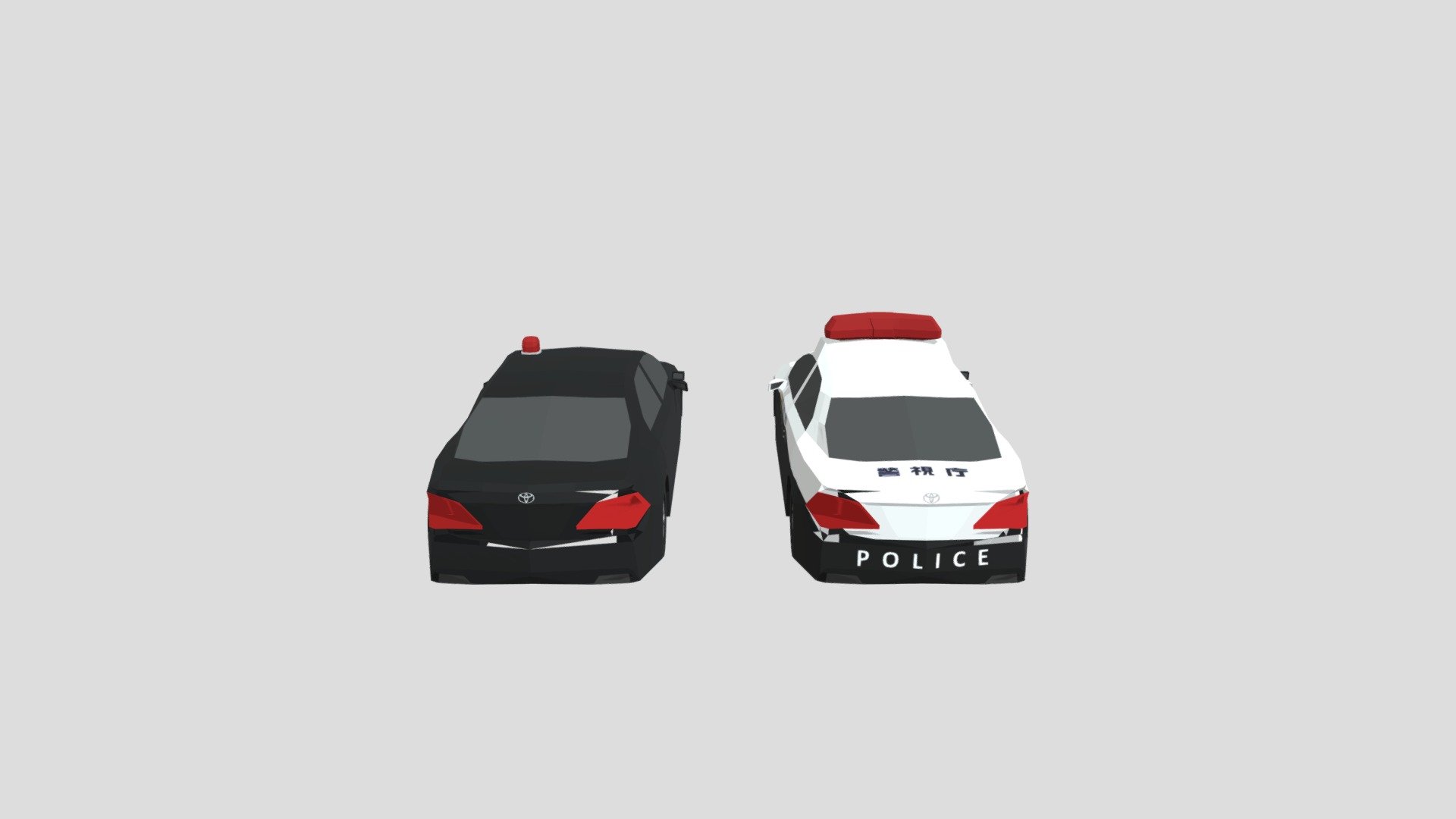 Japanese Police Car low poly - Download Free 3D model by SPixy01 ...
