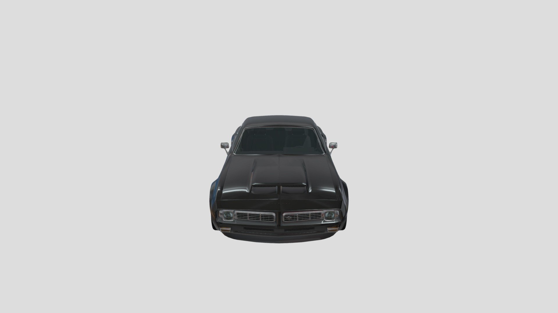 American Muscle 71 - Low Poly Model - Download Free 3D model by Abdul ...