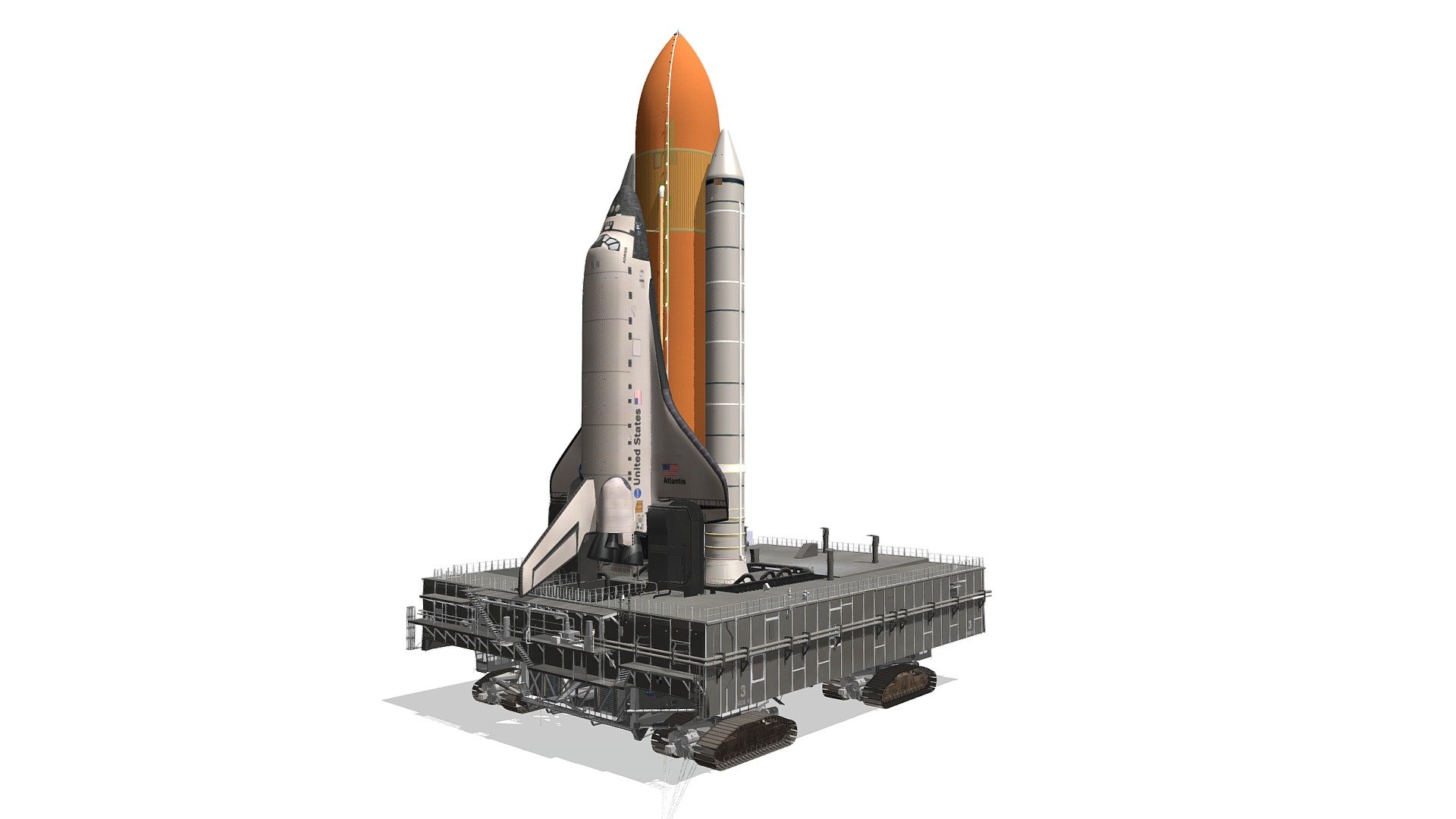 NASA Shuttle Launch Pad - Buy Royalty Free 3D model by 3DHorse [07c2e19 ...
