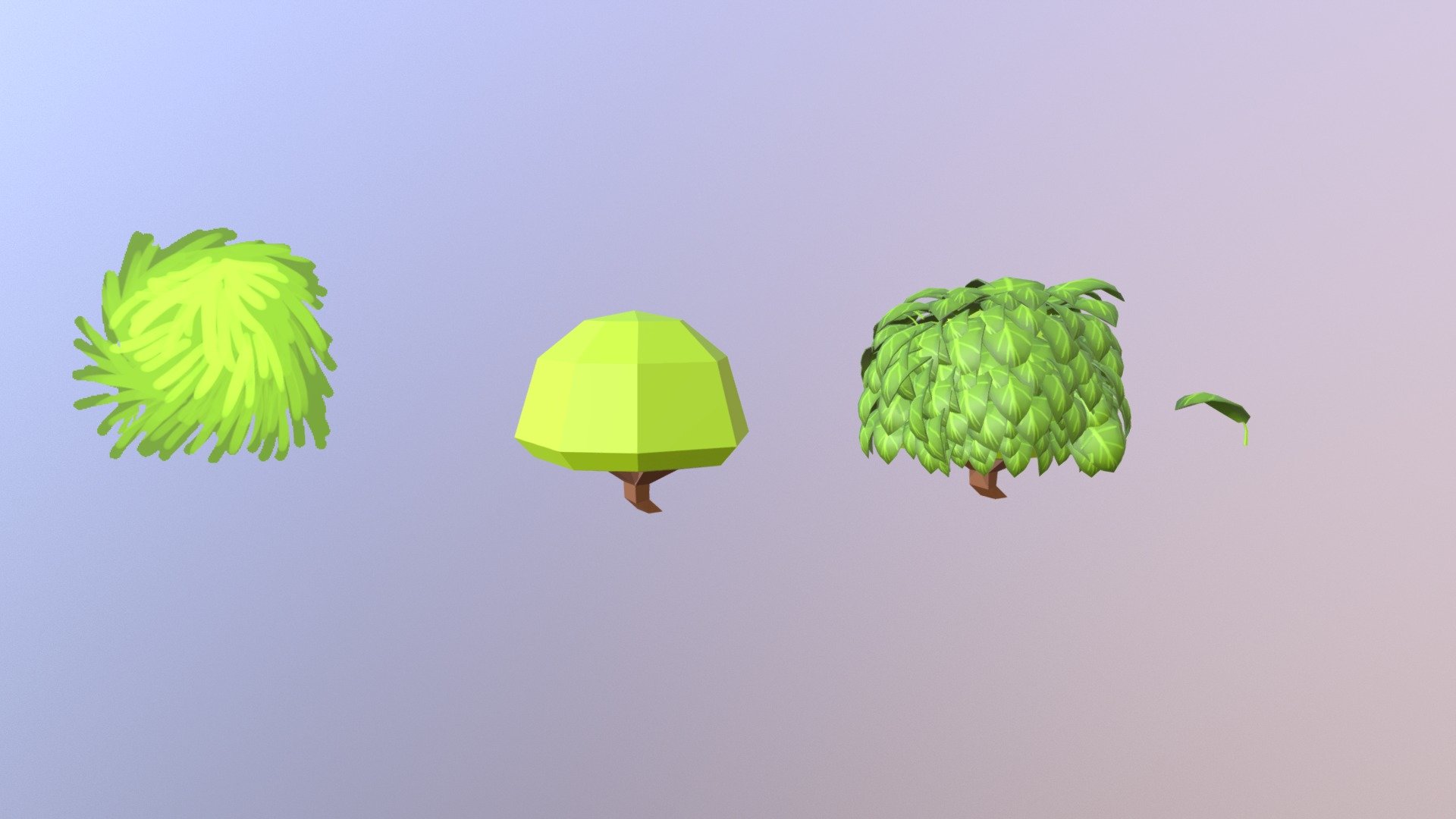 Bush Variations - 3D model by TordenFaaret2 [07c582e] - Sketchfab