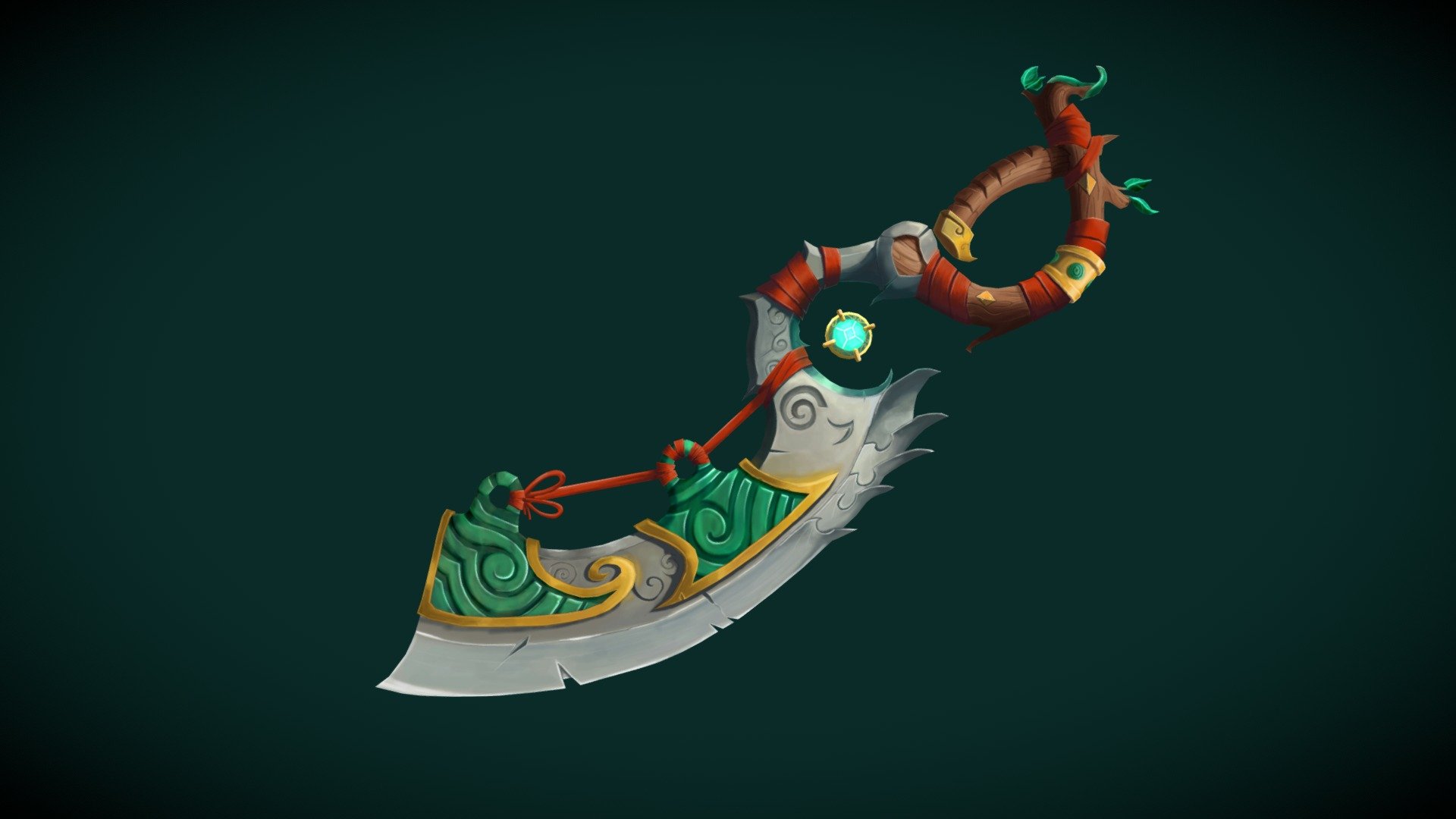 JadeBlade - 3D model by Guillaume CARLE (@guillaumecarle49) [07c5eda ...