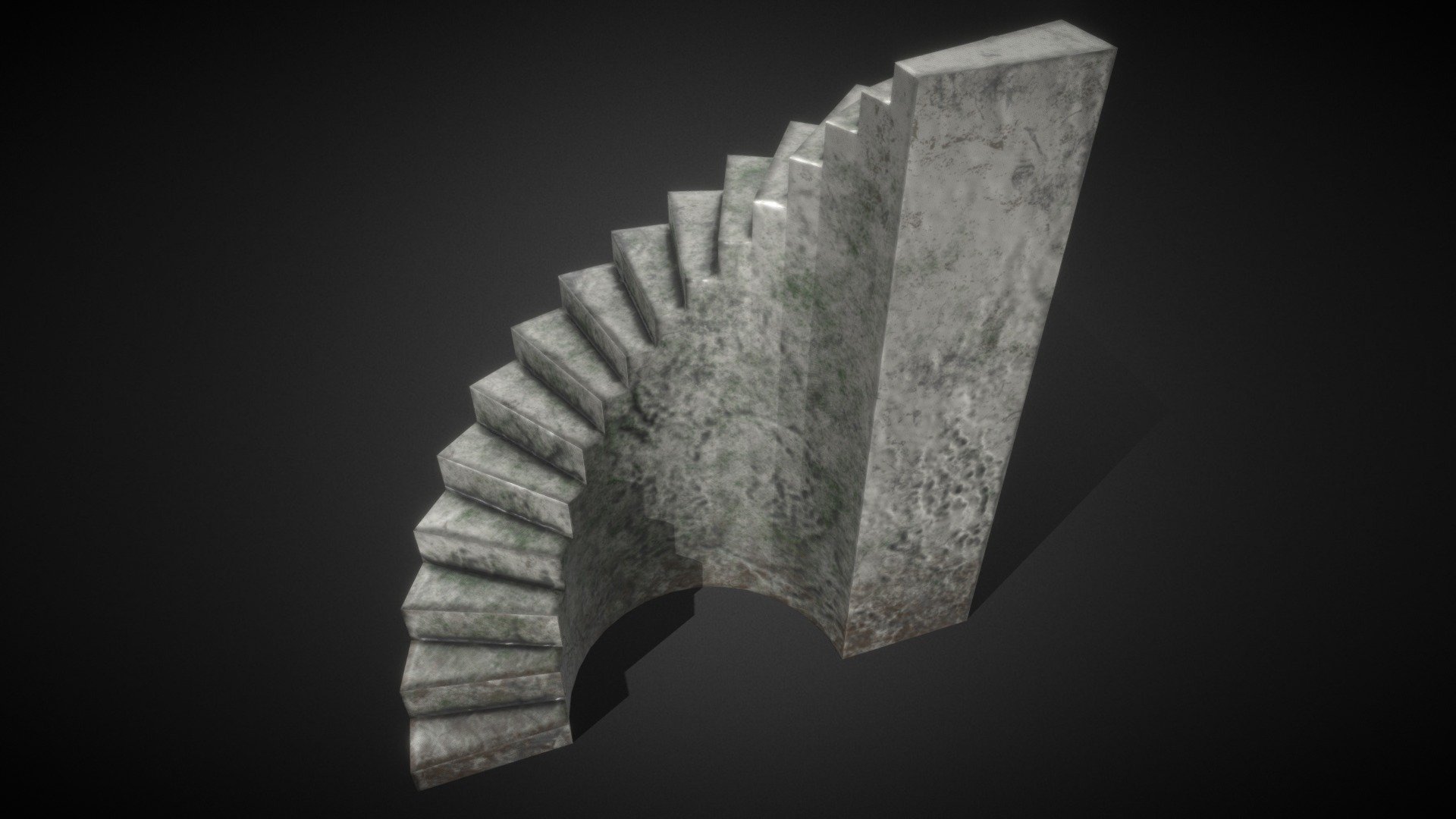 Stone circular stairs - Download Free 3D model by jagoda [07c8ef9 ...