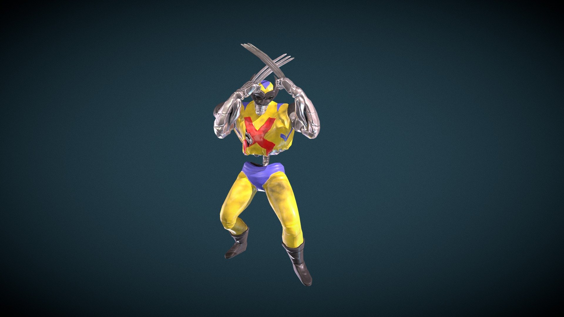 WolverineSkeleton_low-pose - 3D model by _nicol6s [07c922c] - Sketchfab