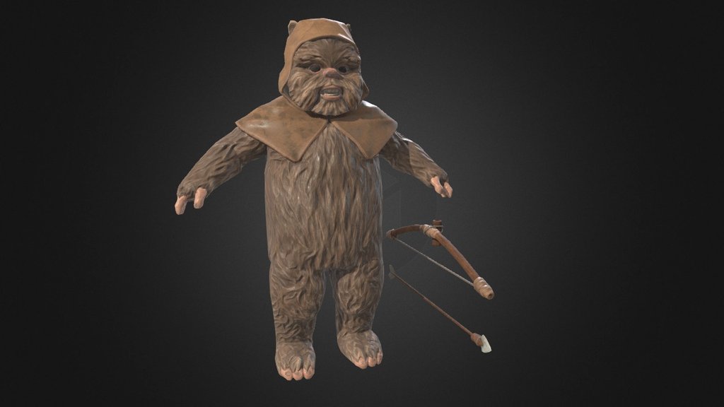 Ewok - 3D model by Philip Hogg (@philip3d) [07c9489] - Sketchfab
