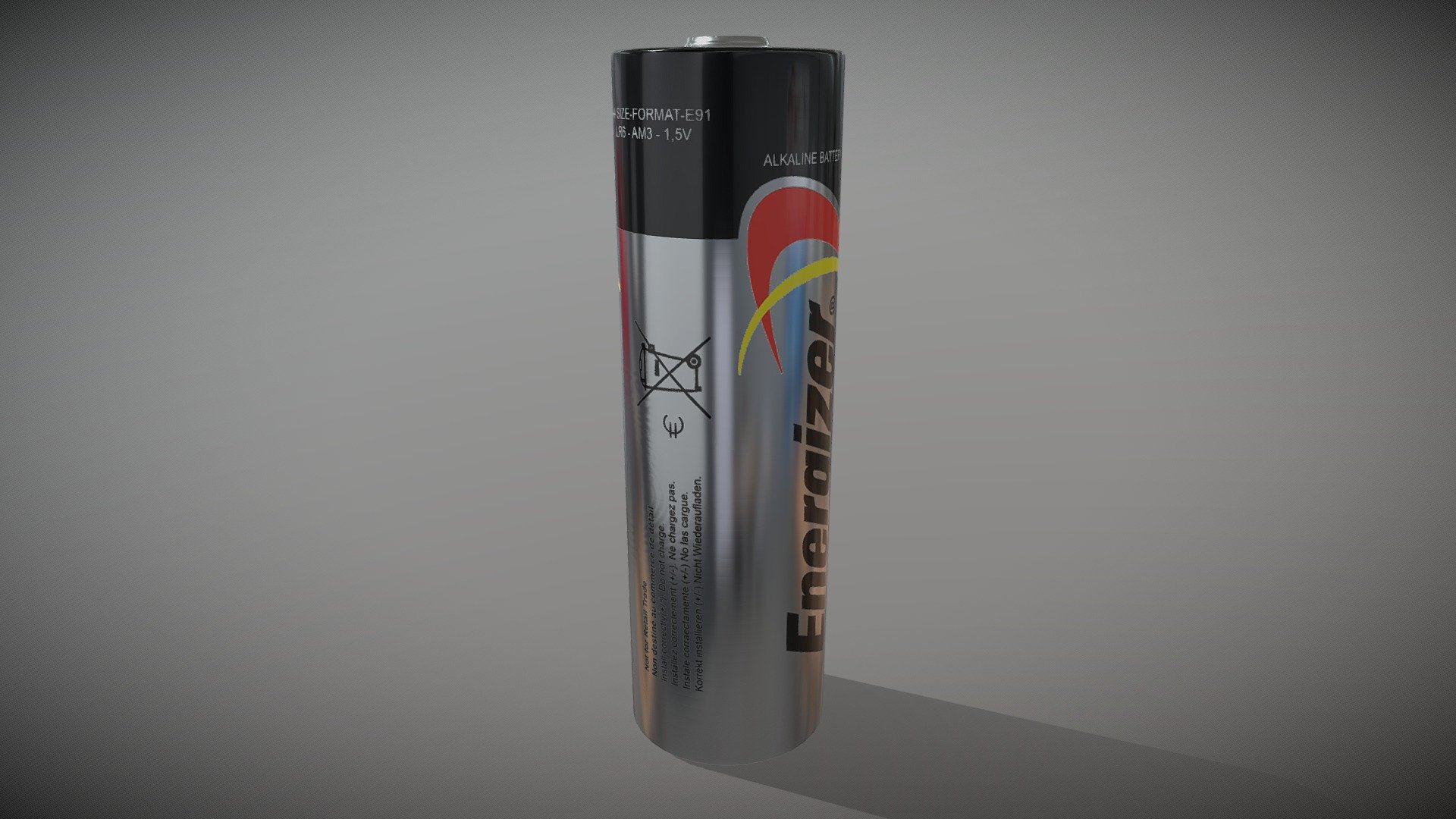 Battery Energizer - 3D model by Arnaud Castex (@HolyNgel) [07ca3fc ...