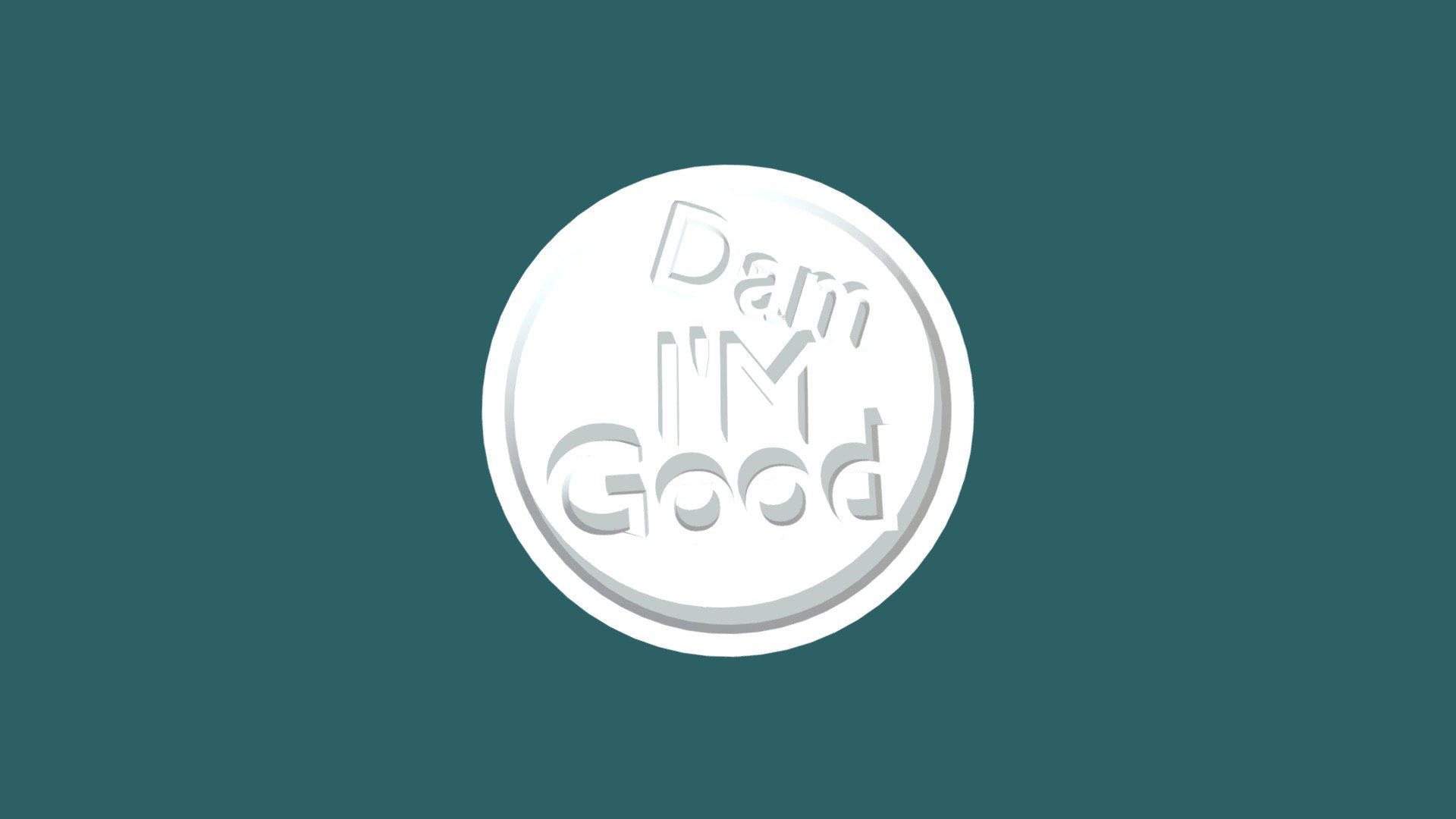 Dam I'm Good Trolley coin - 3D model by saberslay [07cabda] - Sketchfab
