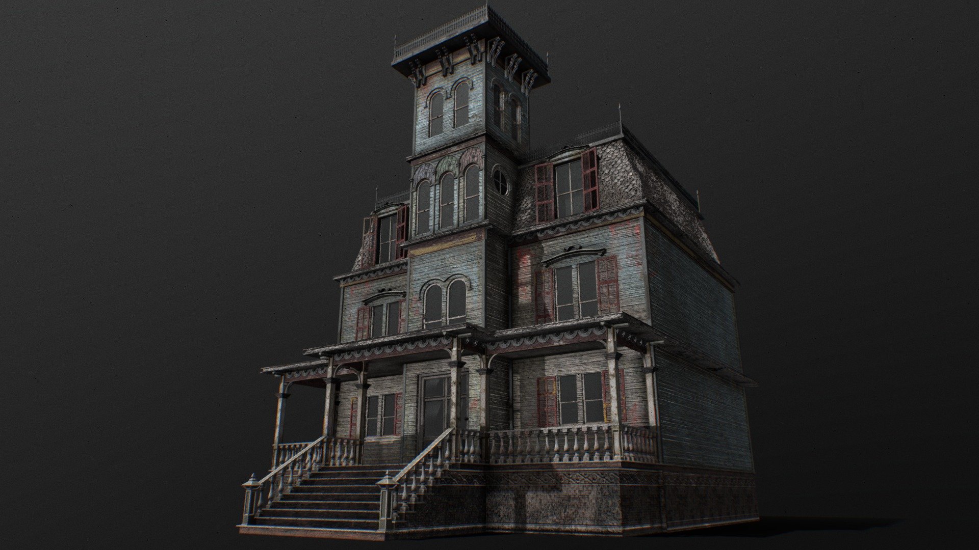 Haunted House 3d Model