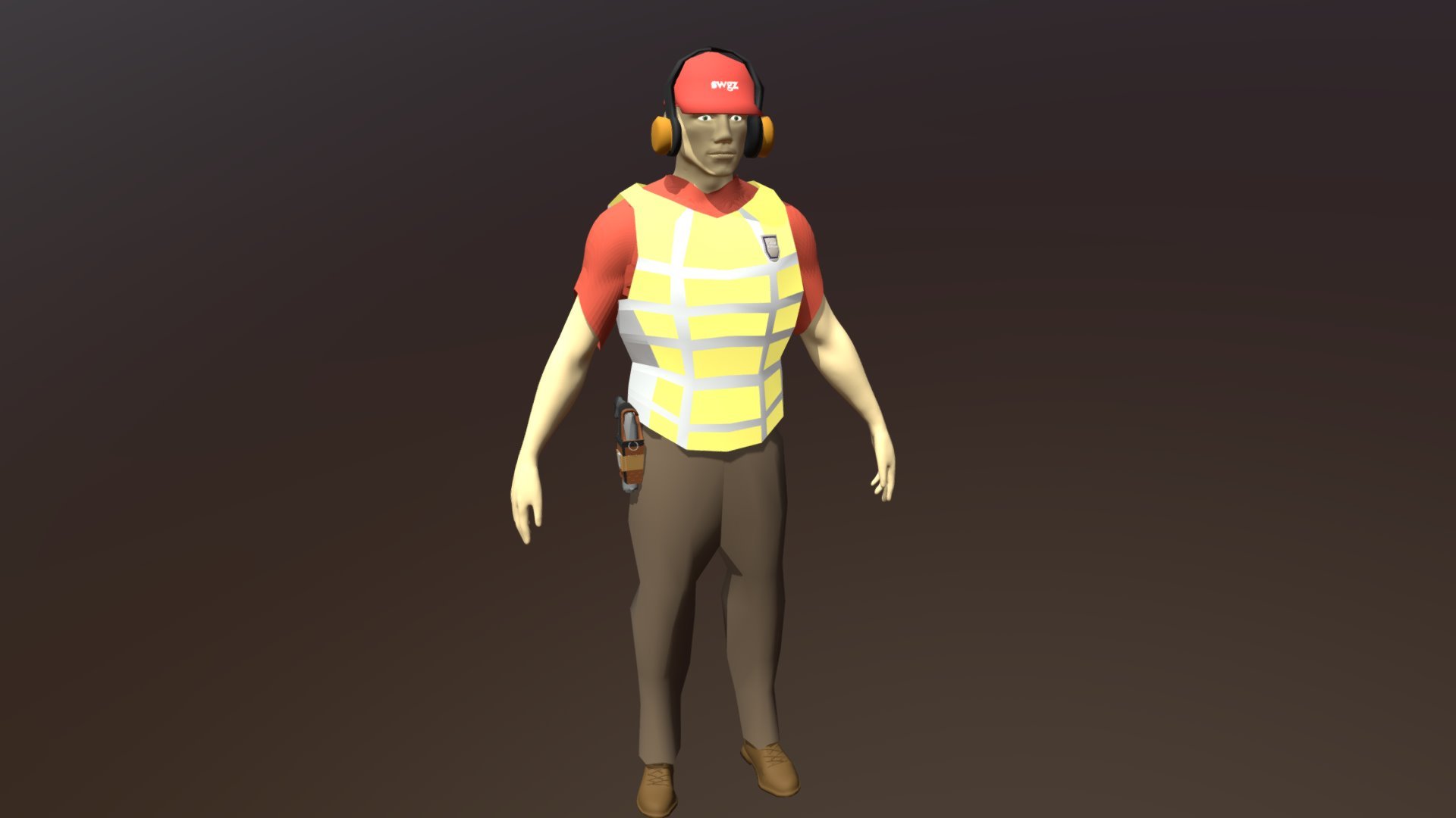 Safety Man-v-02 - 3D model by shockwavegamez01 [07d0c52] - Sketchfab