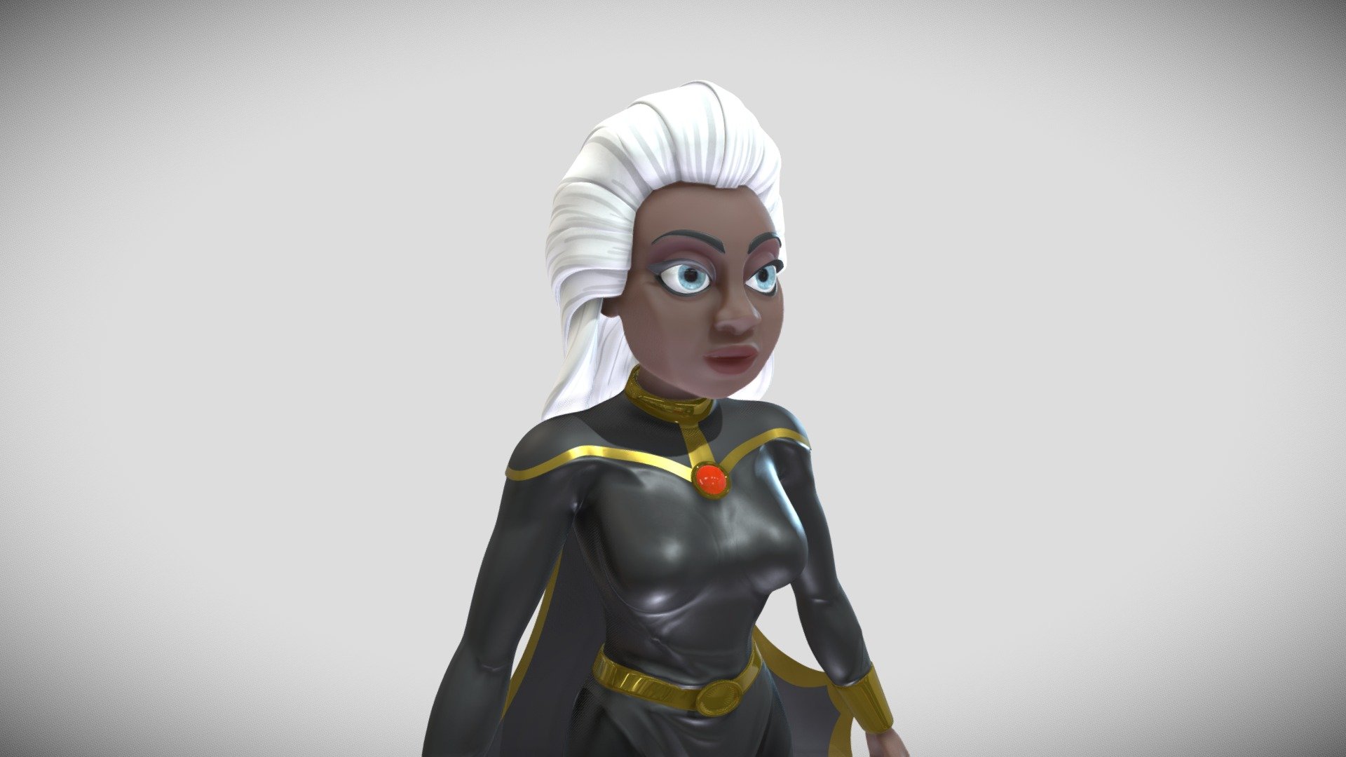Storm X-Men - 3D model by Alice Pereira (@alicepereira) [07d104c ...