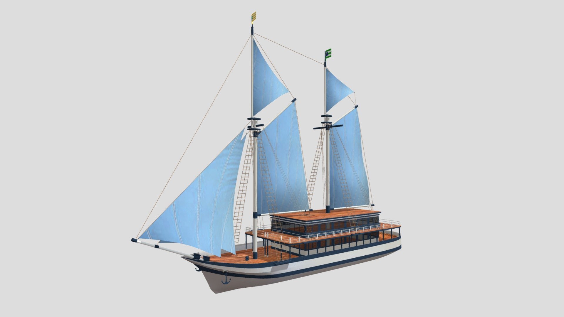 Small Cruise Ship - Download Free 3D model by gogiart (@agt14032013) [07d1a82] - Sketchfab