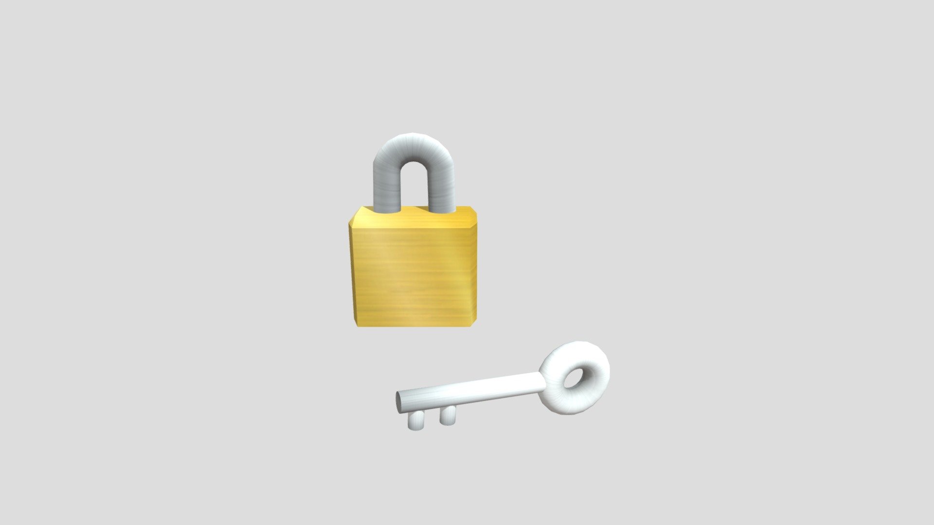 Lock and Key - Download Free 3D model by laurenoneil [07d3214] - Sketchfab