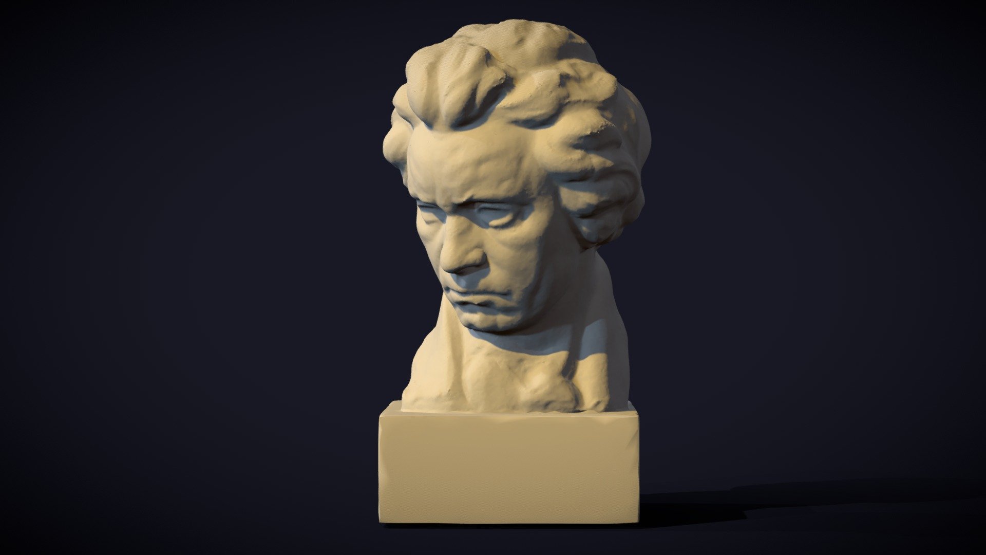 Ludwig Van Beethoven - 3D model by David.A (@David.AV) [07d3a7b ...