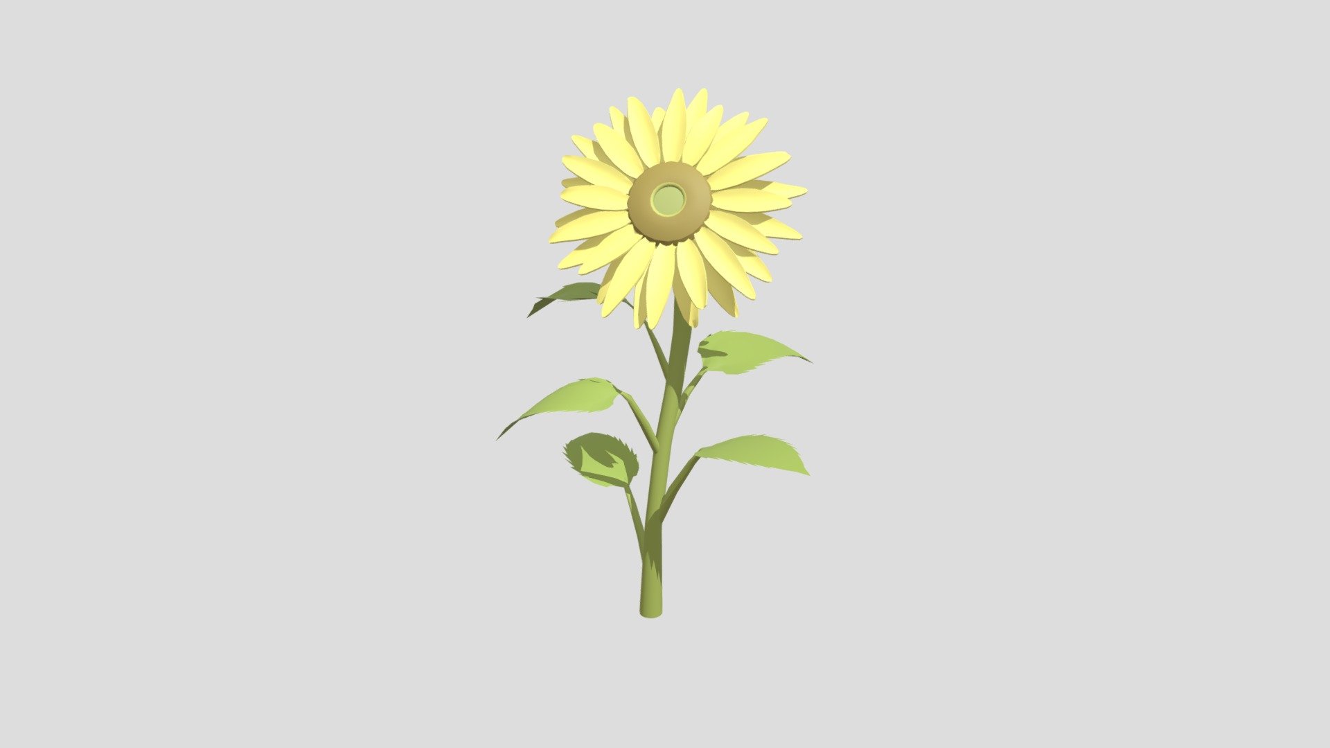 Sunflower - 3D model by strifepainter [07d40e8] - Sketchfab