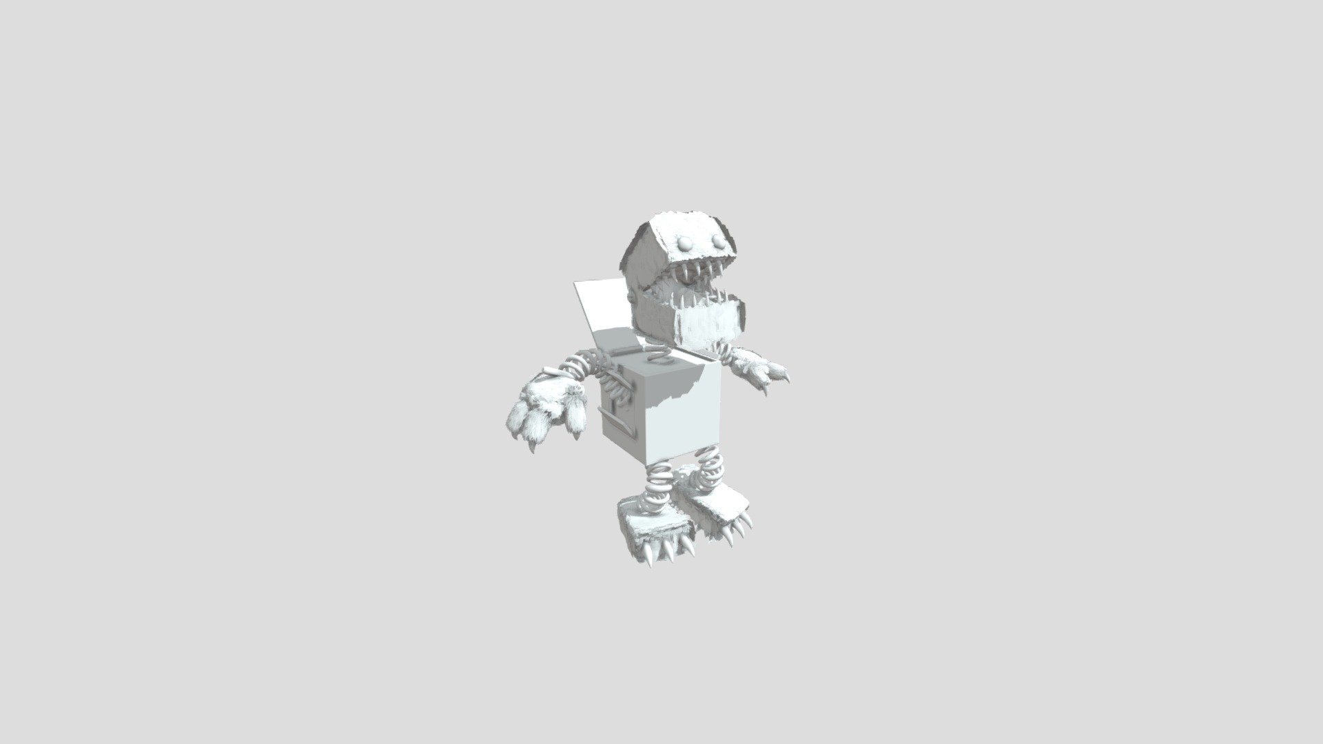 Project-playtime-boxy-boo-animatable figure - Download Free 3D model by ...