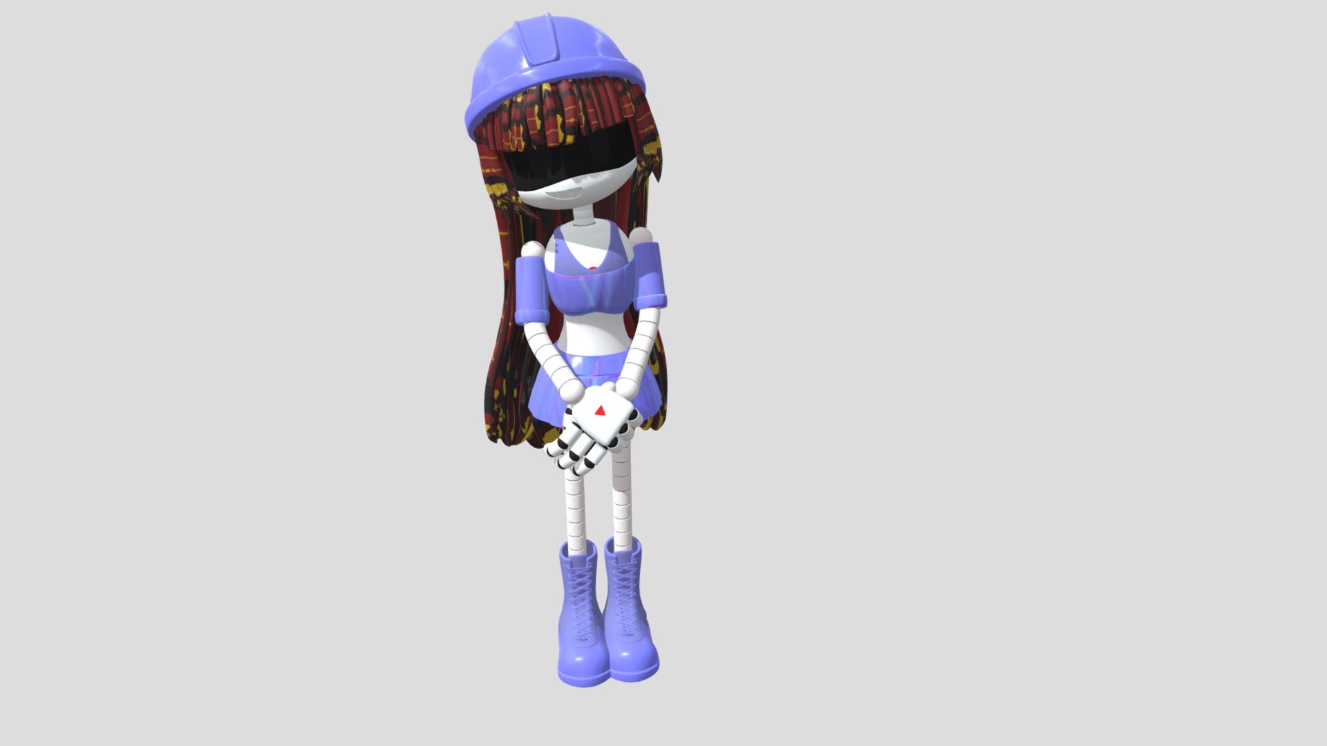 Robot girl again - Download Free 3D model by hanjisung (@hanjisung42698 ...