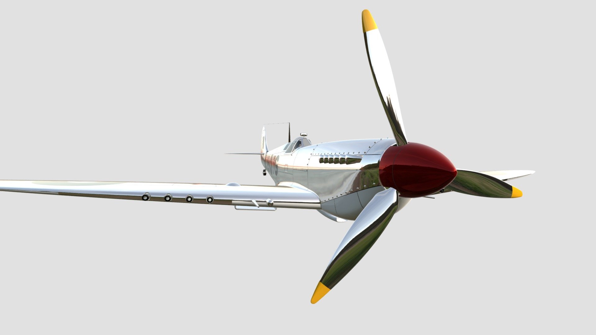 Spitfire - 3D model by Lemoneyes [07d70b4] - Sketchfab