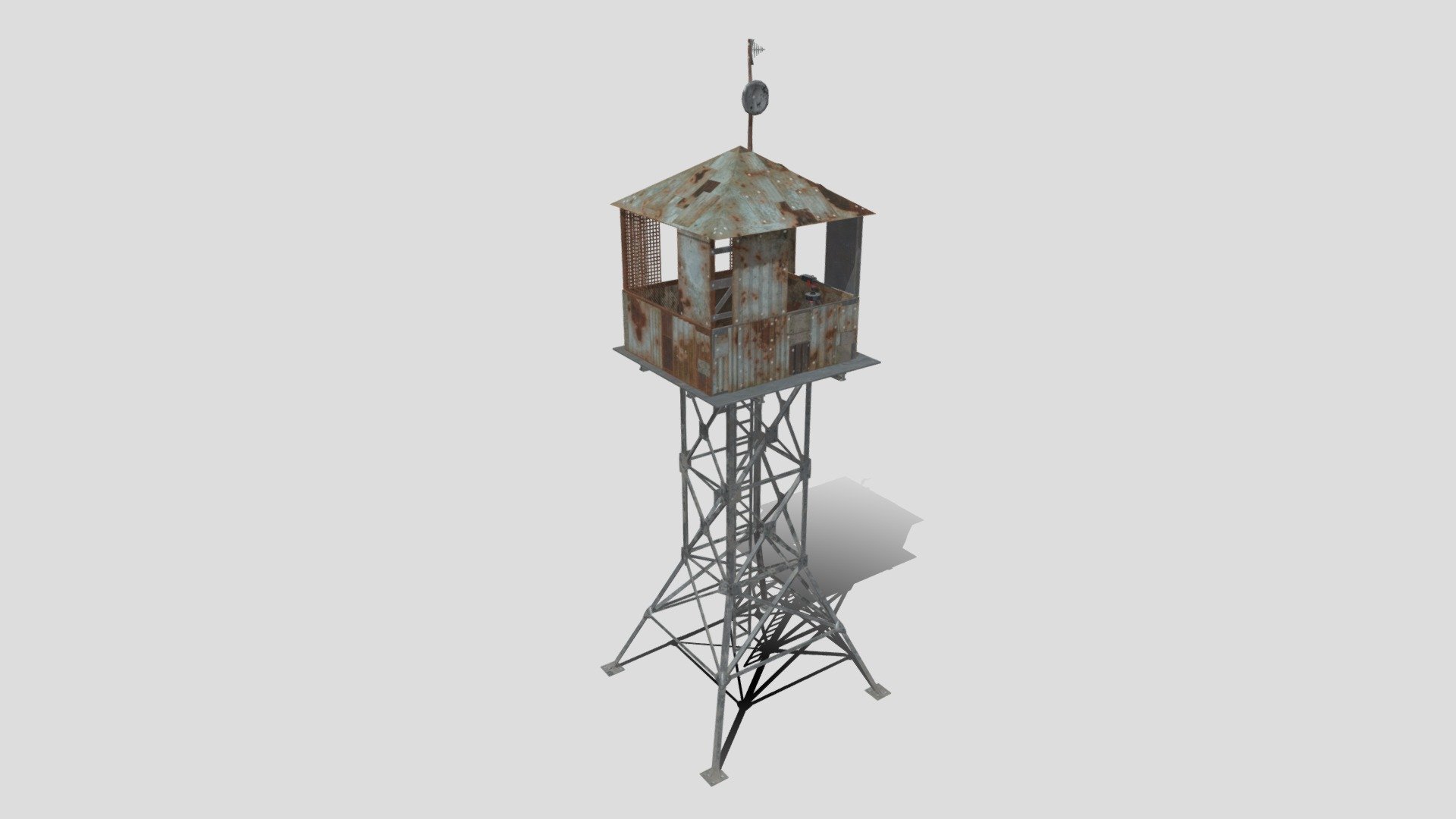 Apocalyptic Tower - 3D model by rctprogres [07d8b02] - Sketchfab