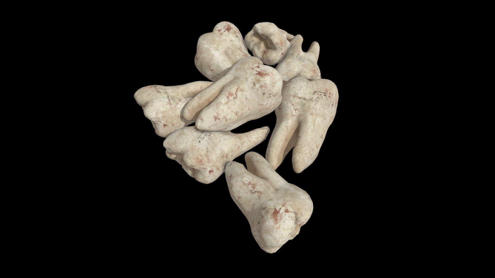 pile of teeth - Download Free 3D model by local.yany [07d8b37] - Sketchfab