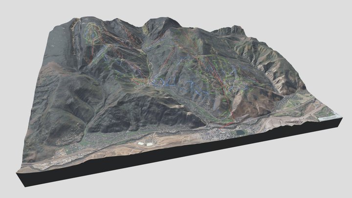 Ski-resort 3D models - Sketchfab
