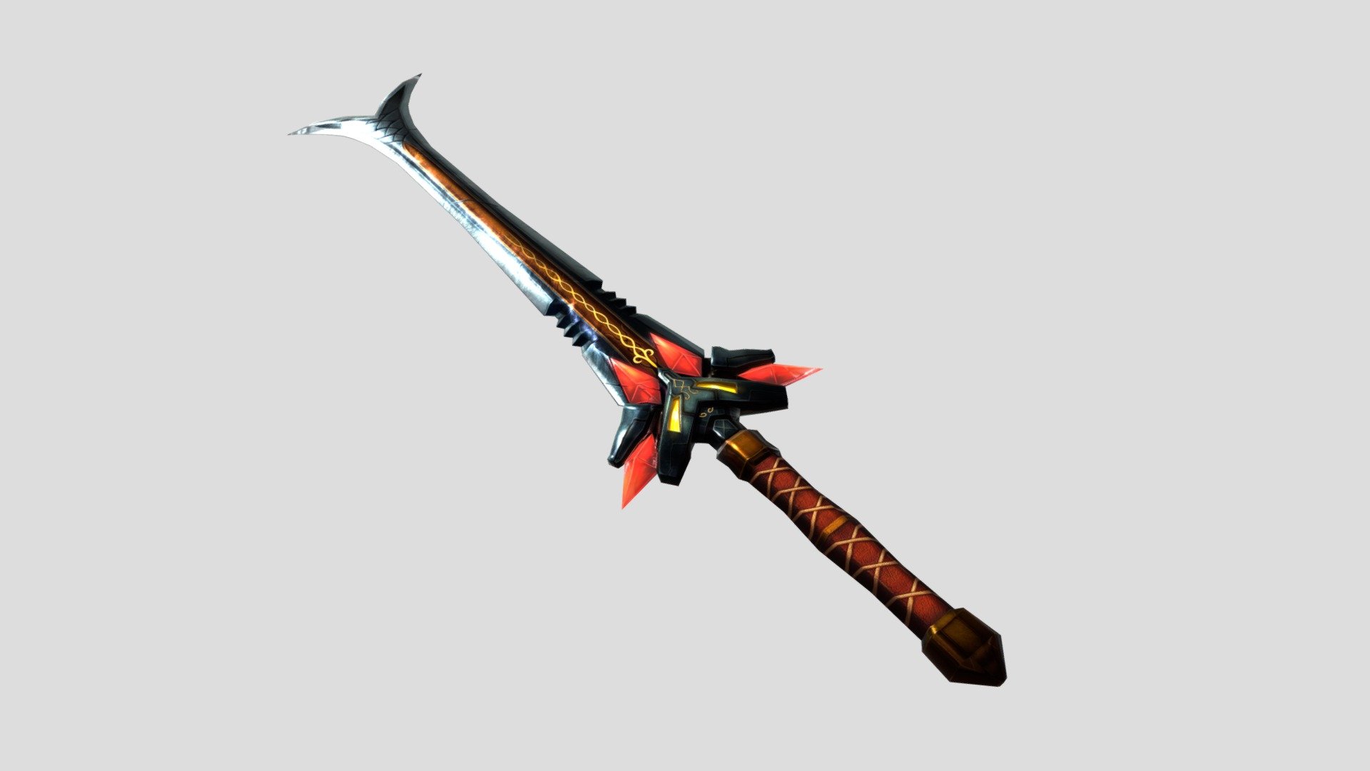 Serpent Tongue Sword - 3D model by gordiart [07dae35] - Sketchfab