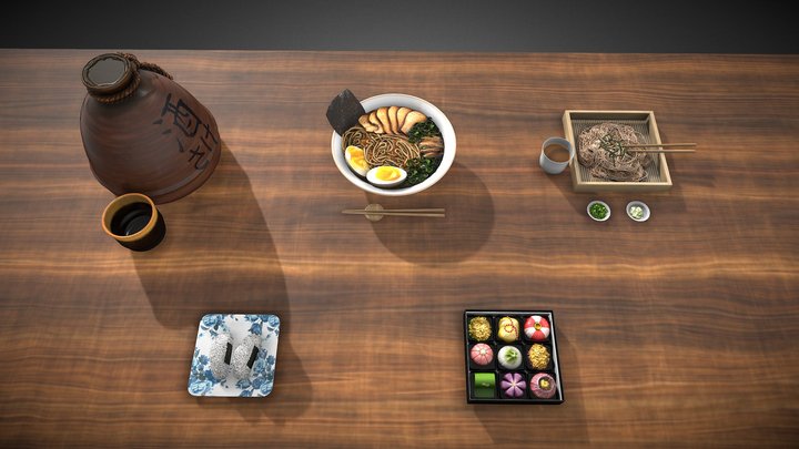 Onigiri 3D models - Sketchfab