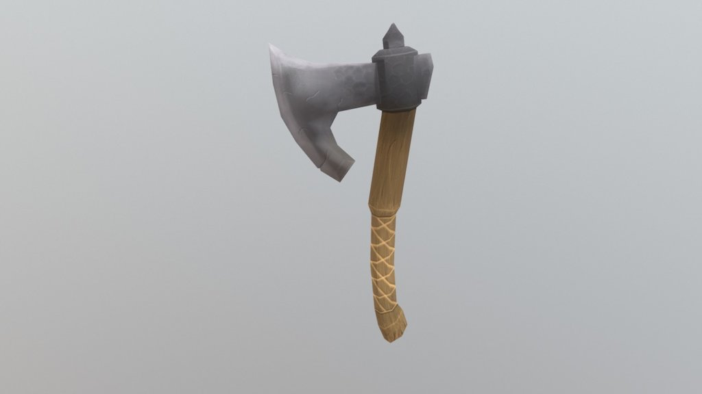 Texture Painting an Ax - 3D model by justinthomastynan [07dc9e2 ...