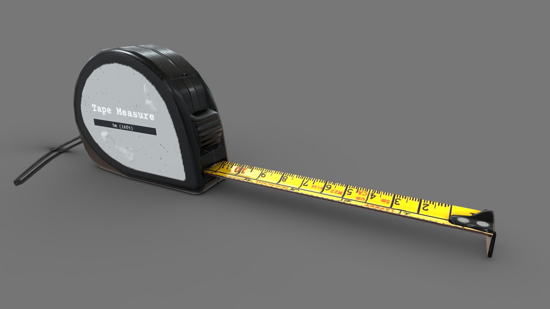 Tape_Measure_(512QualityTextures) - 3D model by Hamza_Makda73 [07dcb64 ...