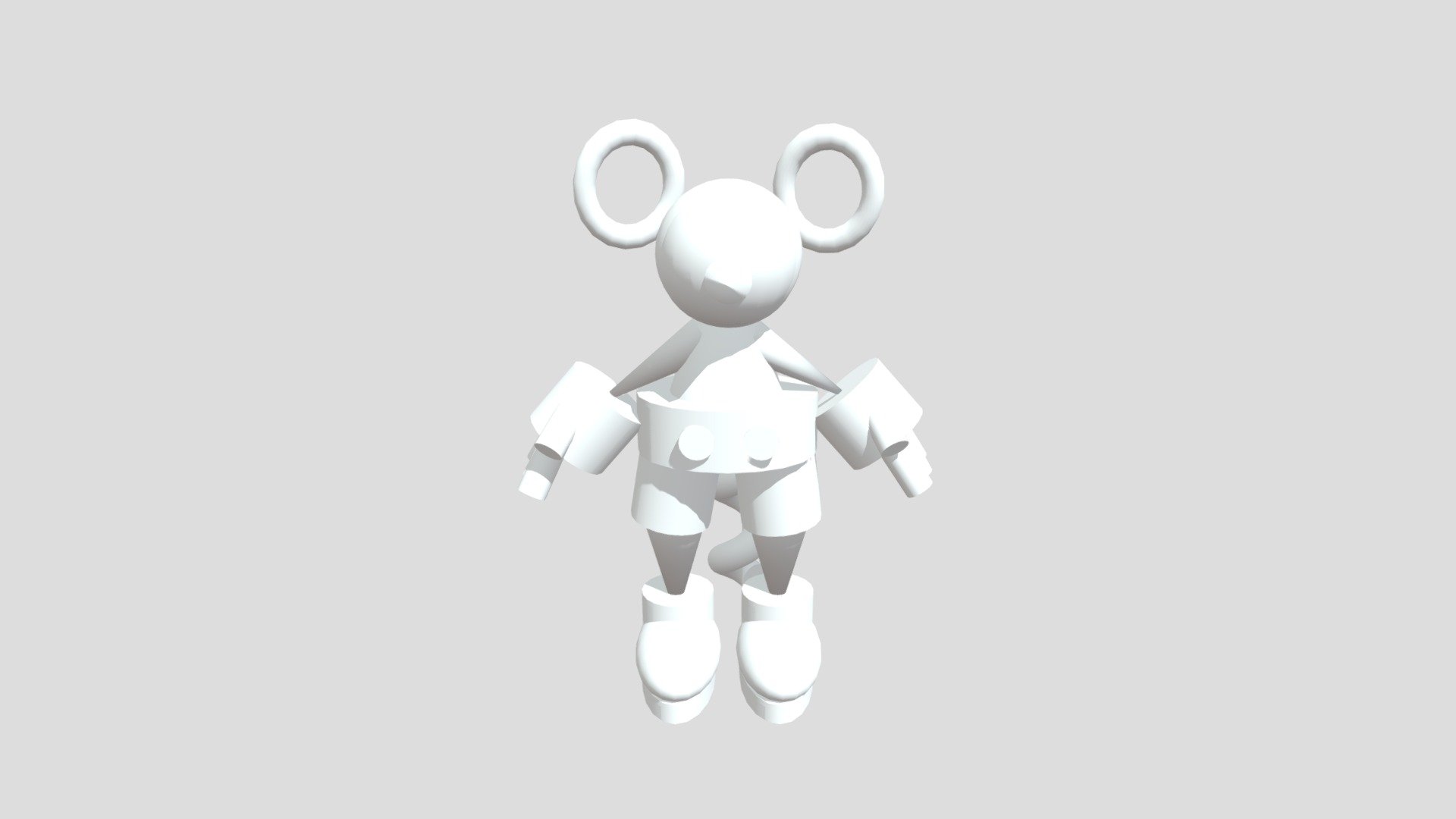 Mickey Mouse LS - Download Free 3D model by HusNisse [07dd8b6] - Sketchfab
