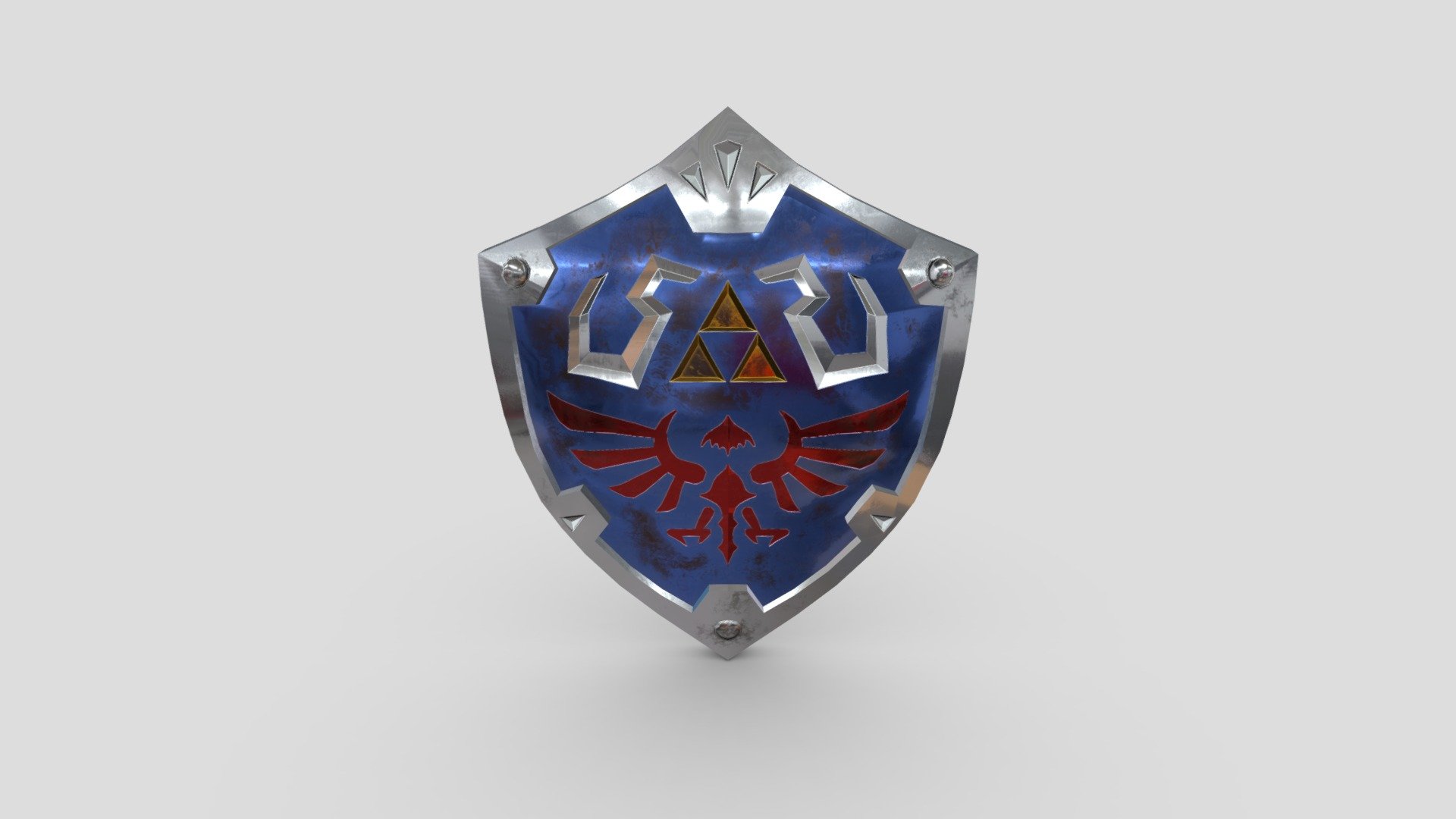 Hylian Shield Texture Test - Download Free 3D model by Eli Groborchik ...